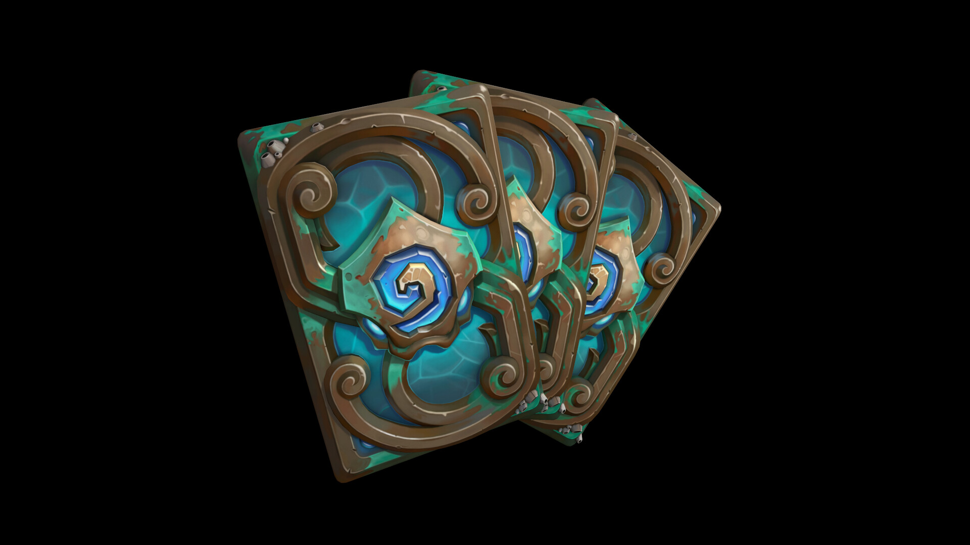 ArtStation - Hearthstone card back hand paint practice #2