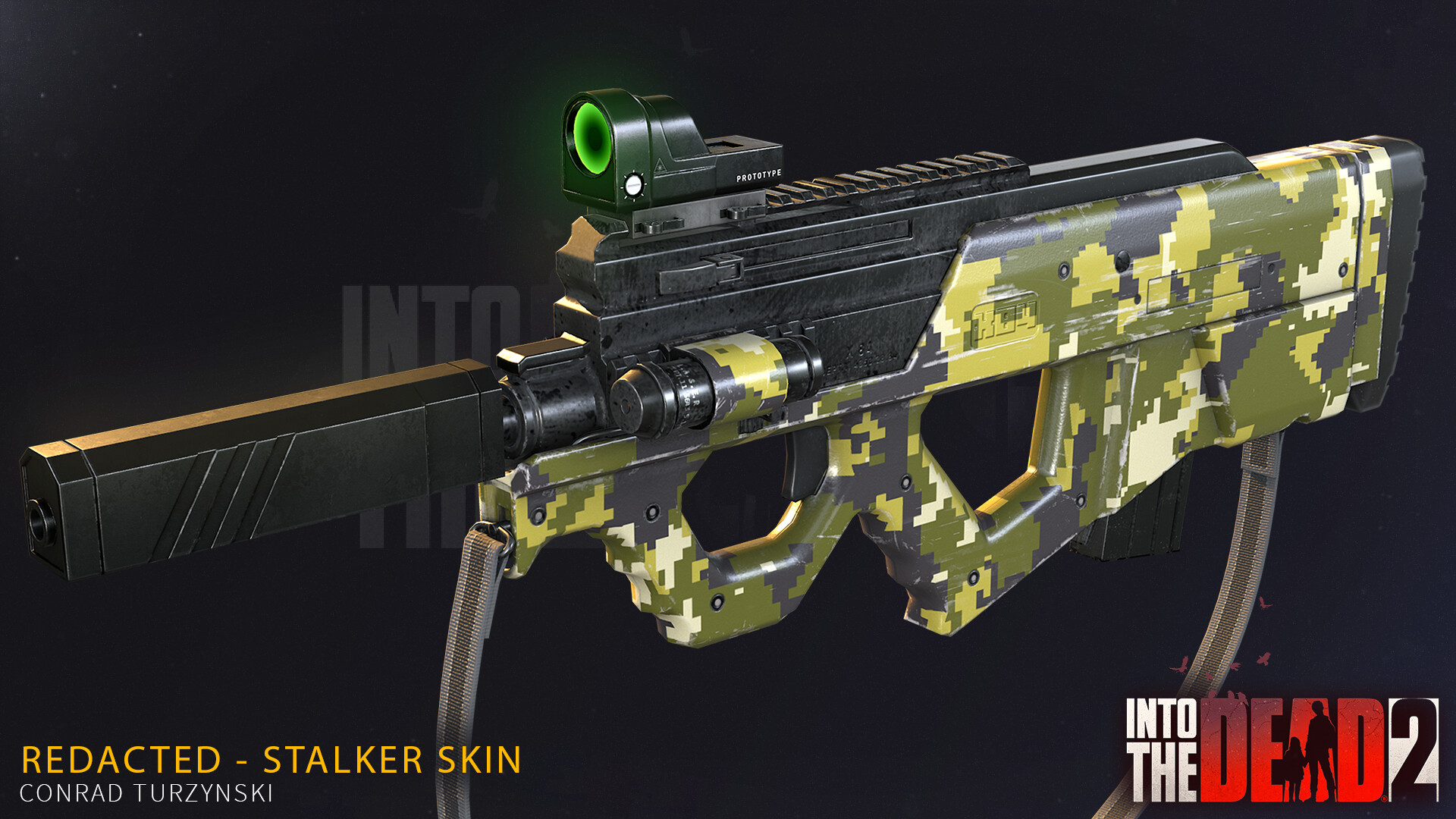 Conrad Turzynski - Into the Dead 2 - REDACTED - Stalker Skin