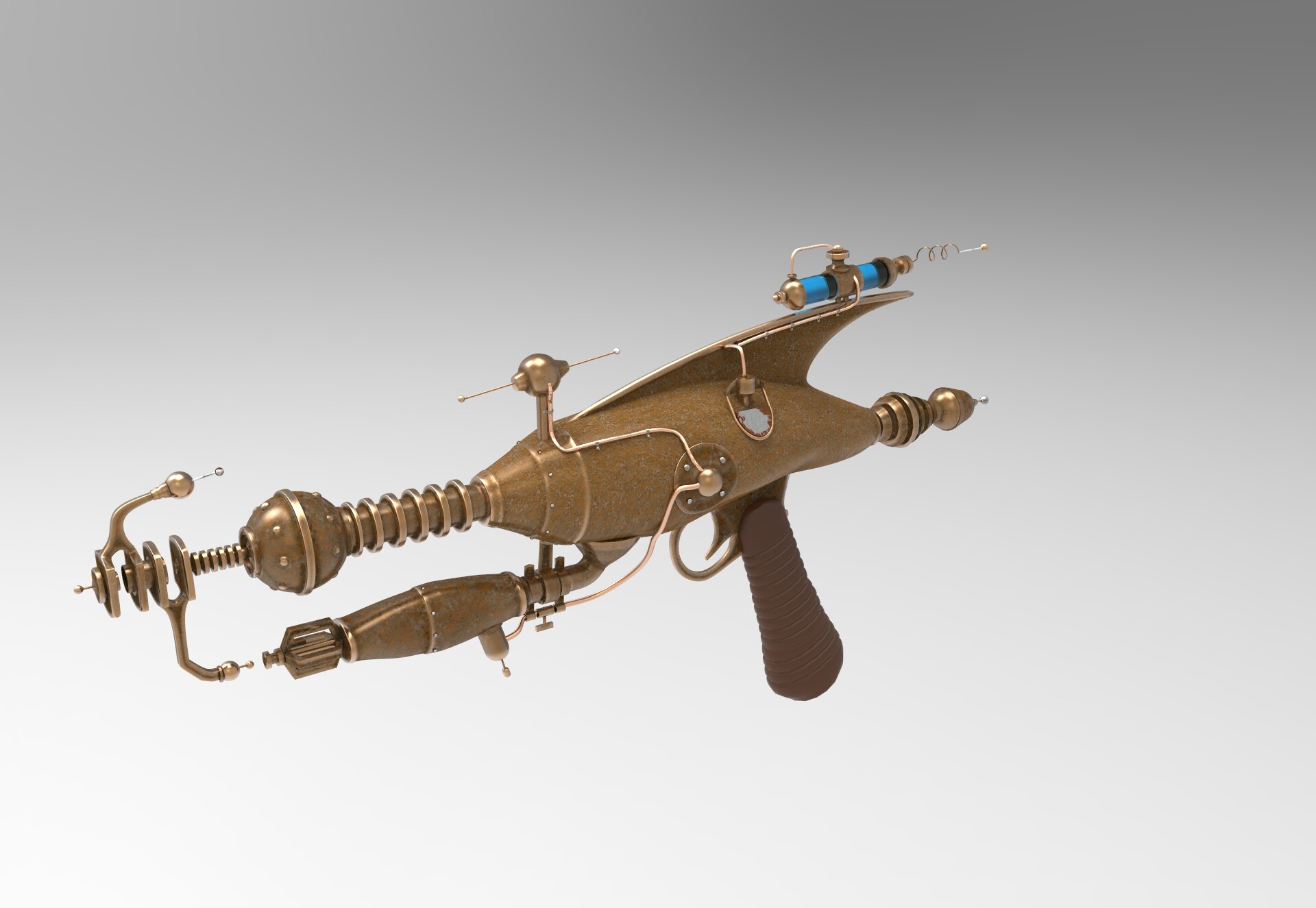 ArtStation - Weapon_Diesel Punk