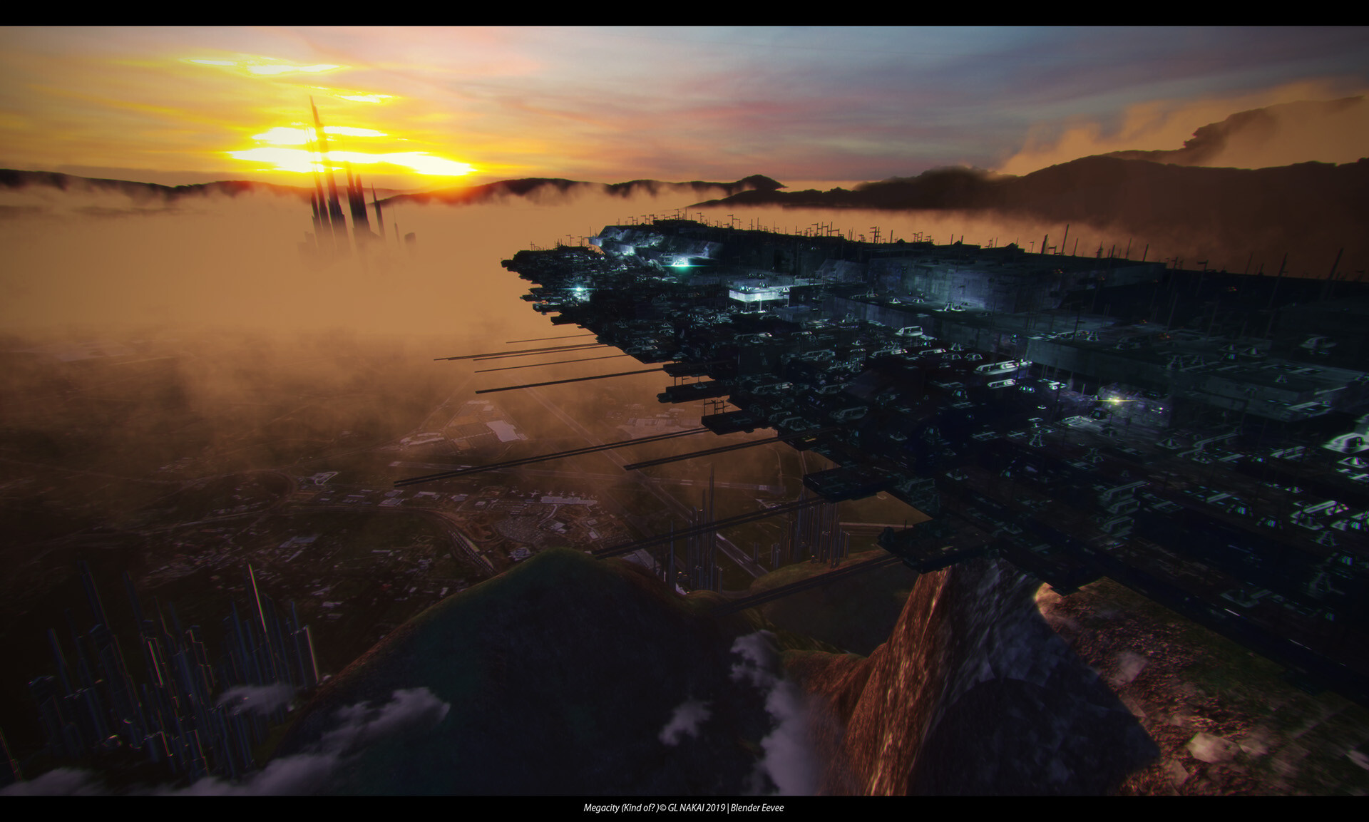 ArtStation - Megacity (kind of?)