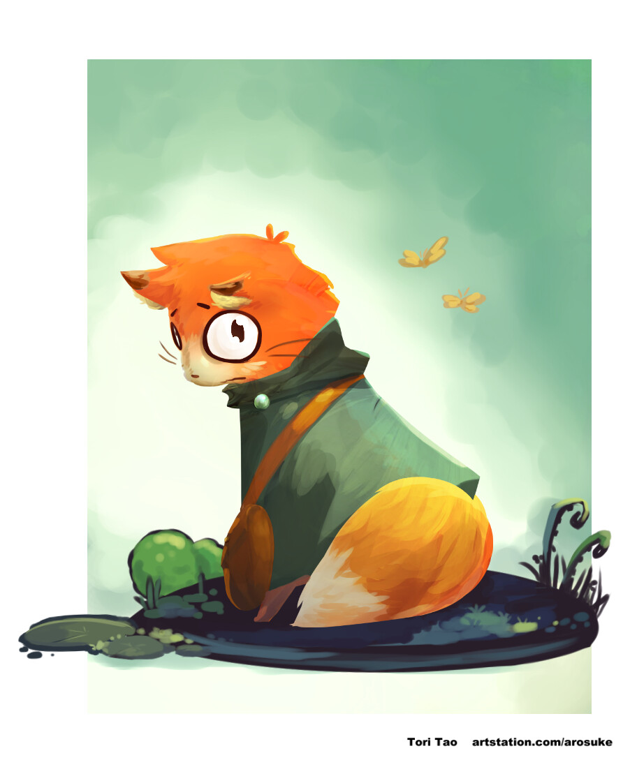 ArtStation - Illustration - Ichibi, The Fox Fortune Forgot
