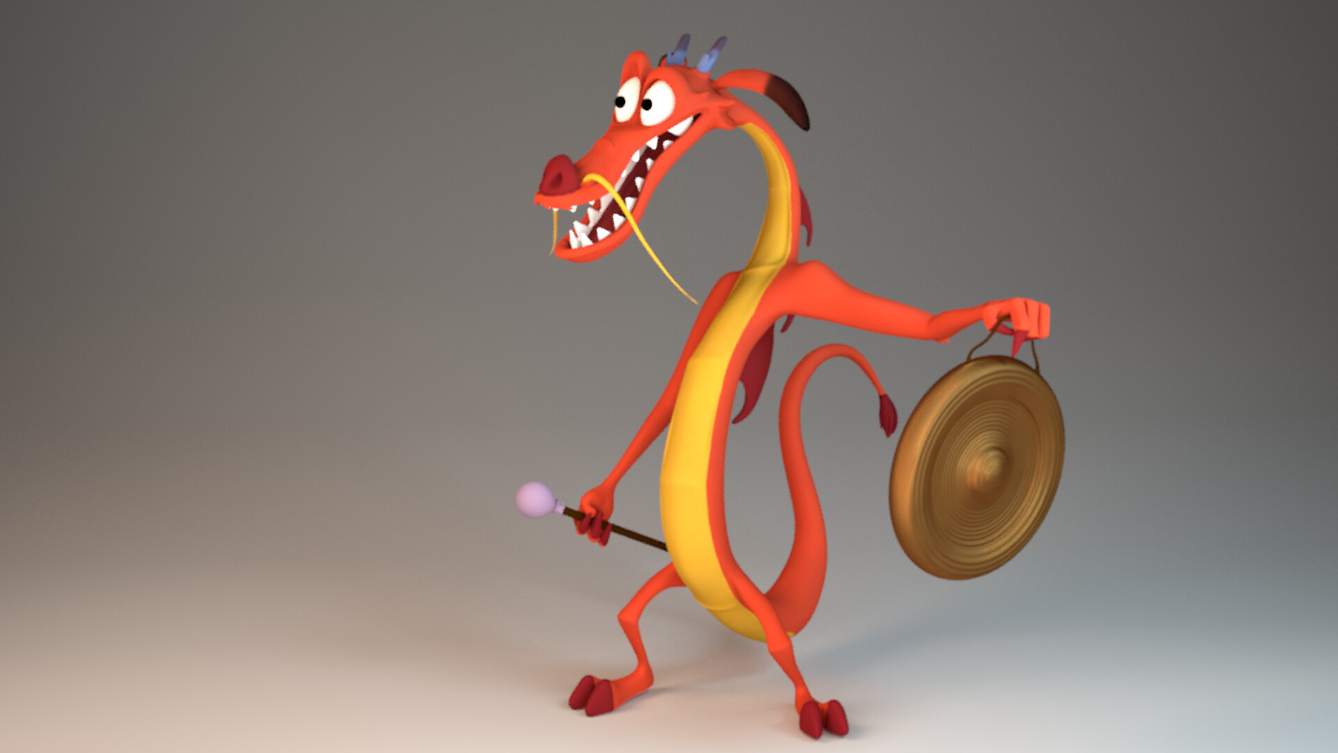 ArtStation - Mushu 3D Model