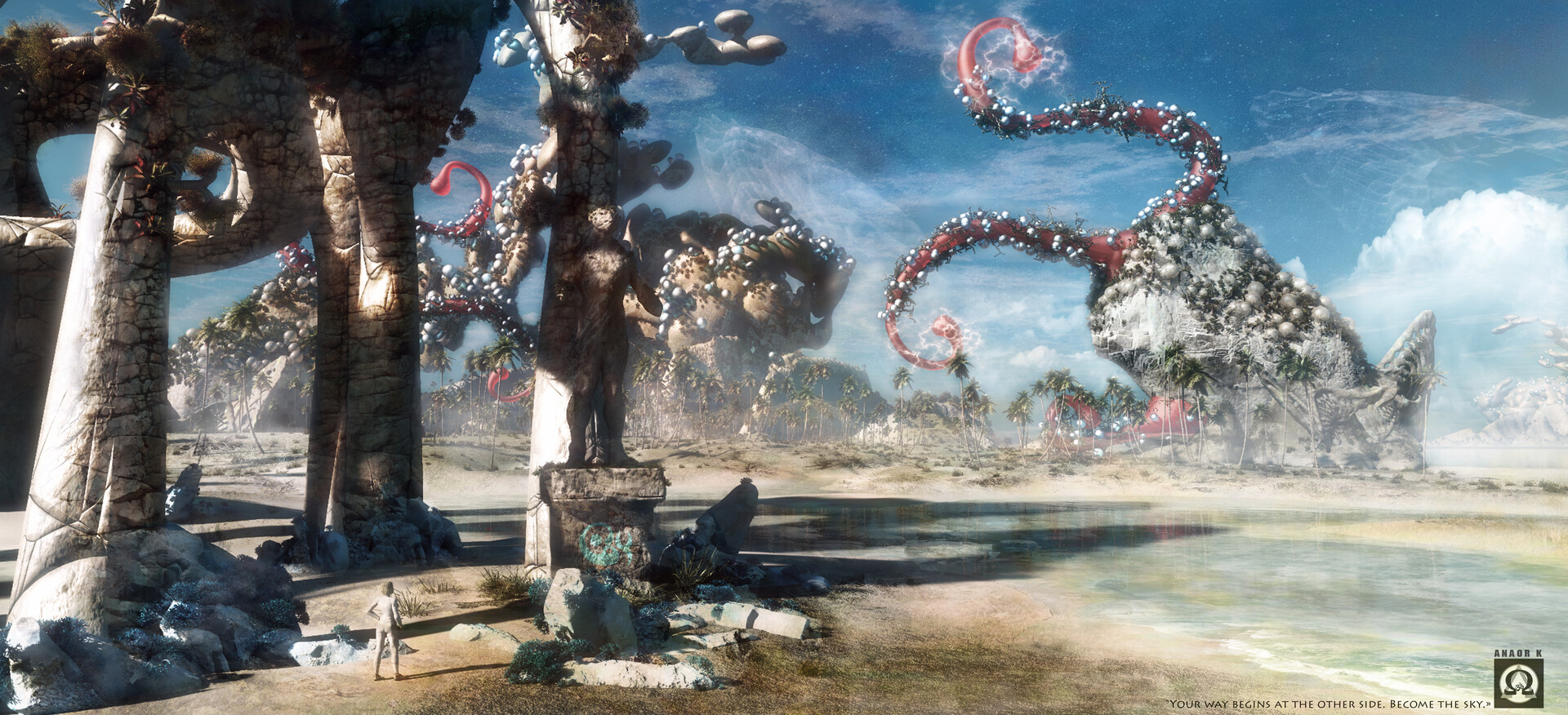 ArtStation - alien beach