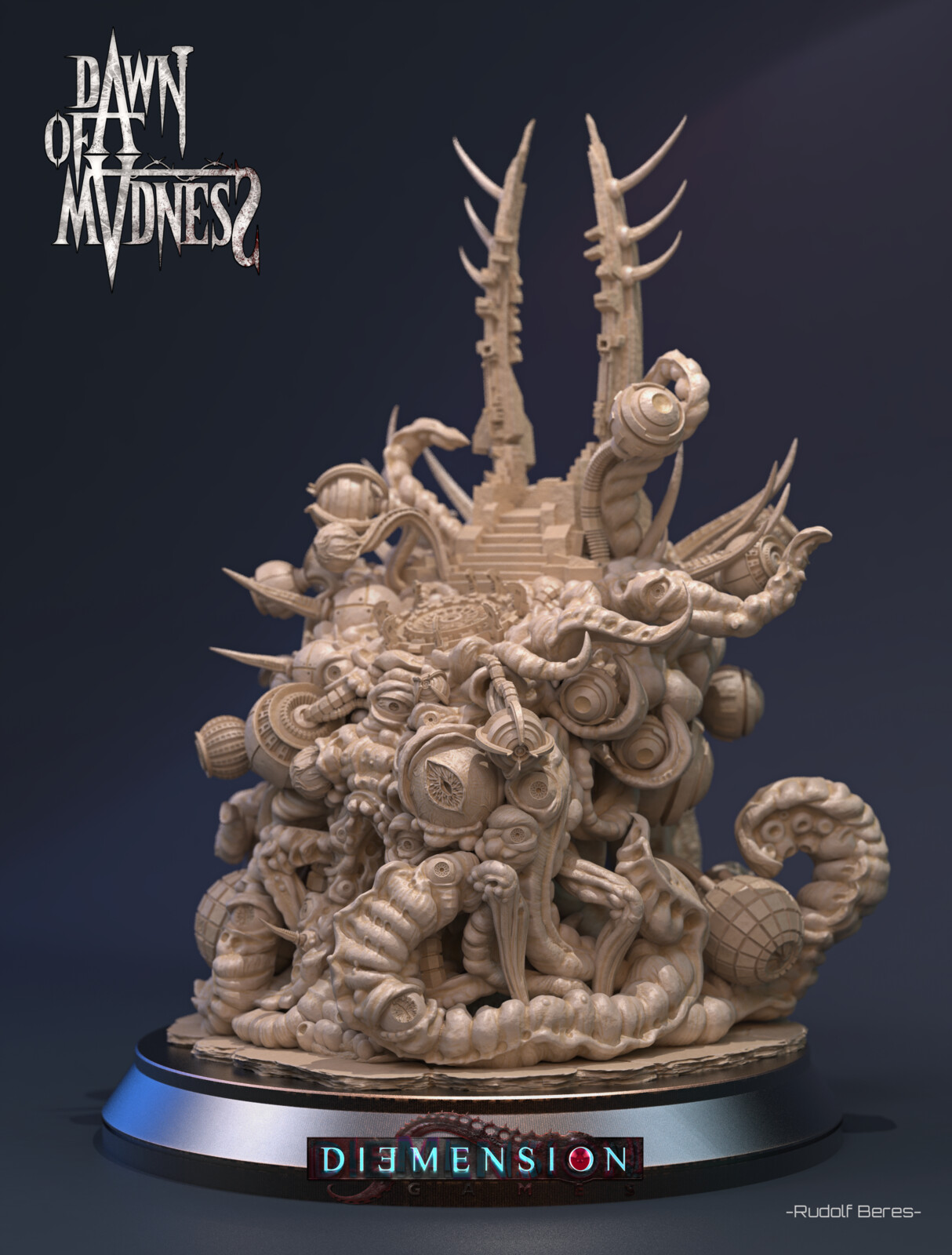 Béres Rudolf Artist - Dawn of Madness Statue Yog-Sothoth