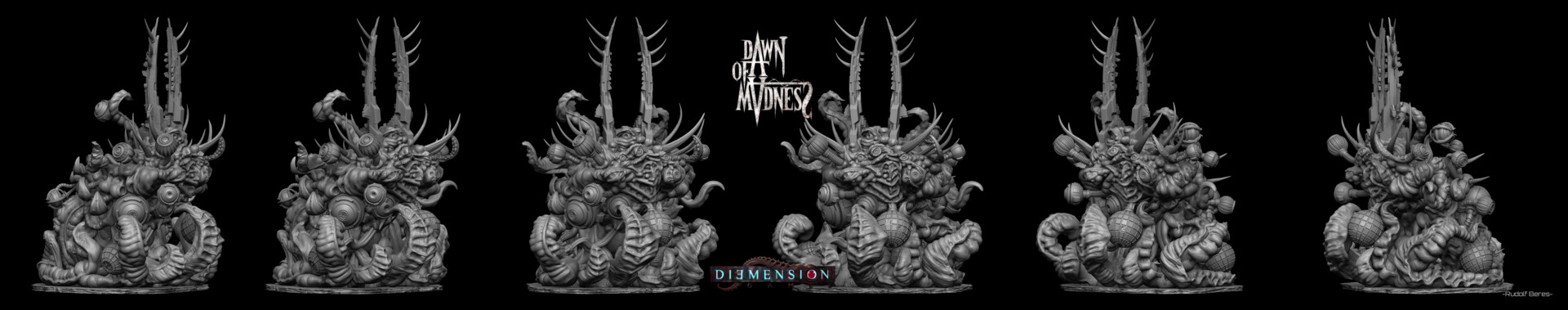 Béres Rudolf Artist - Dawn of Madness Statue Yog-Sothoth