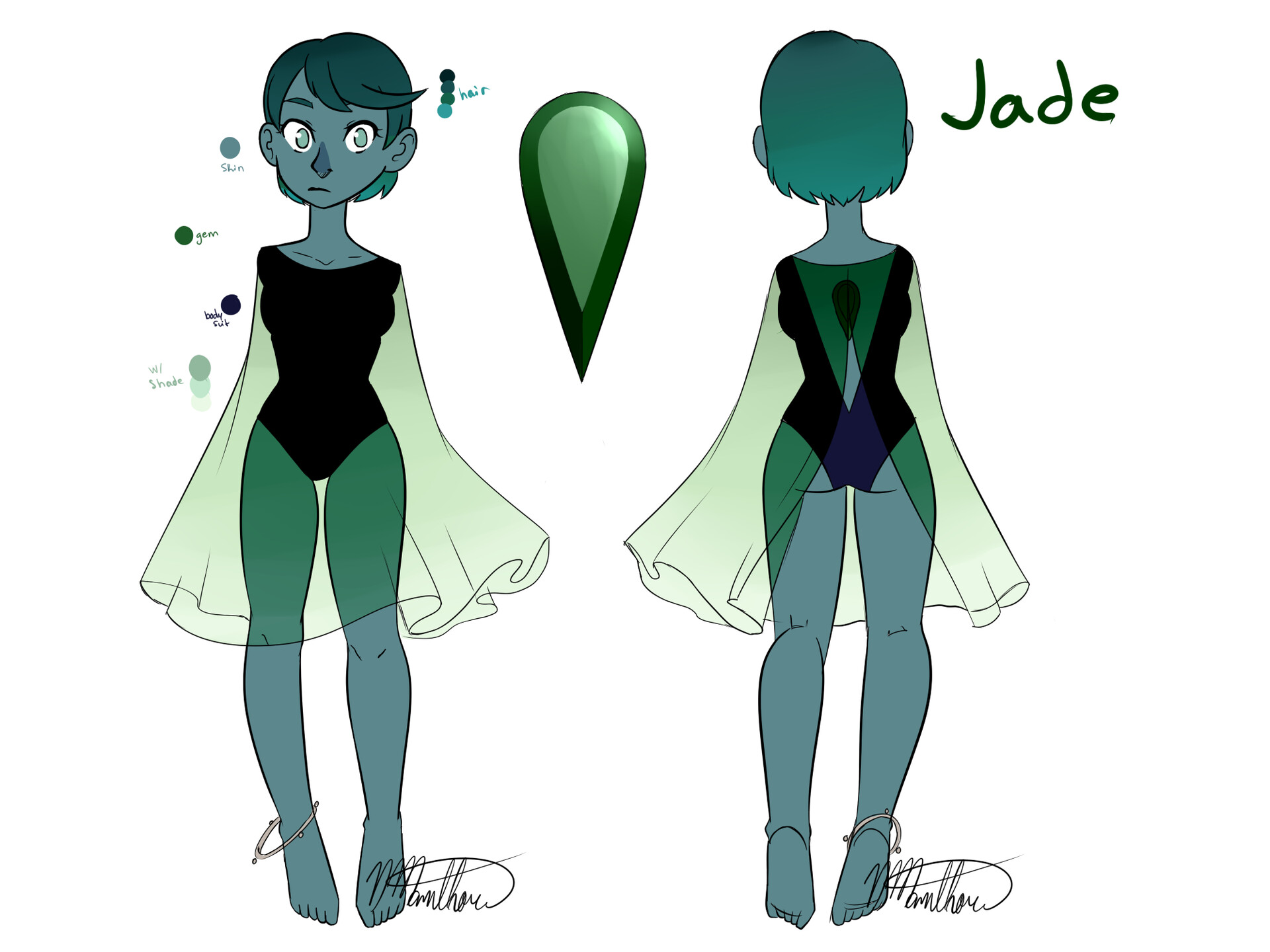 ArtStation - Jade Character Reference