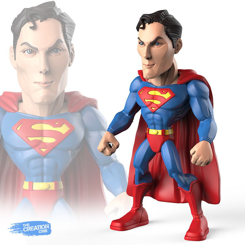 Brian Baity - Christopher Reeve Stylized Tribute toy design. (Fanart only)