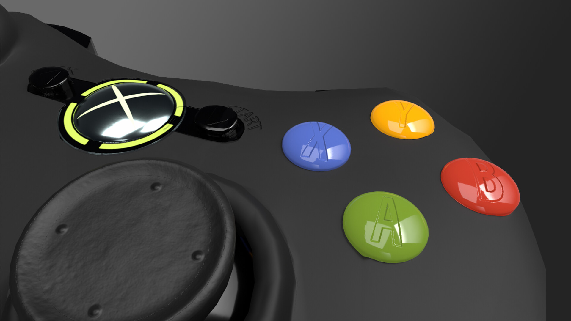 Gabriela Gendreau - XBox 360 Controller 3D Model