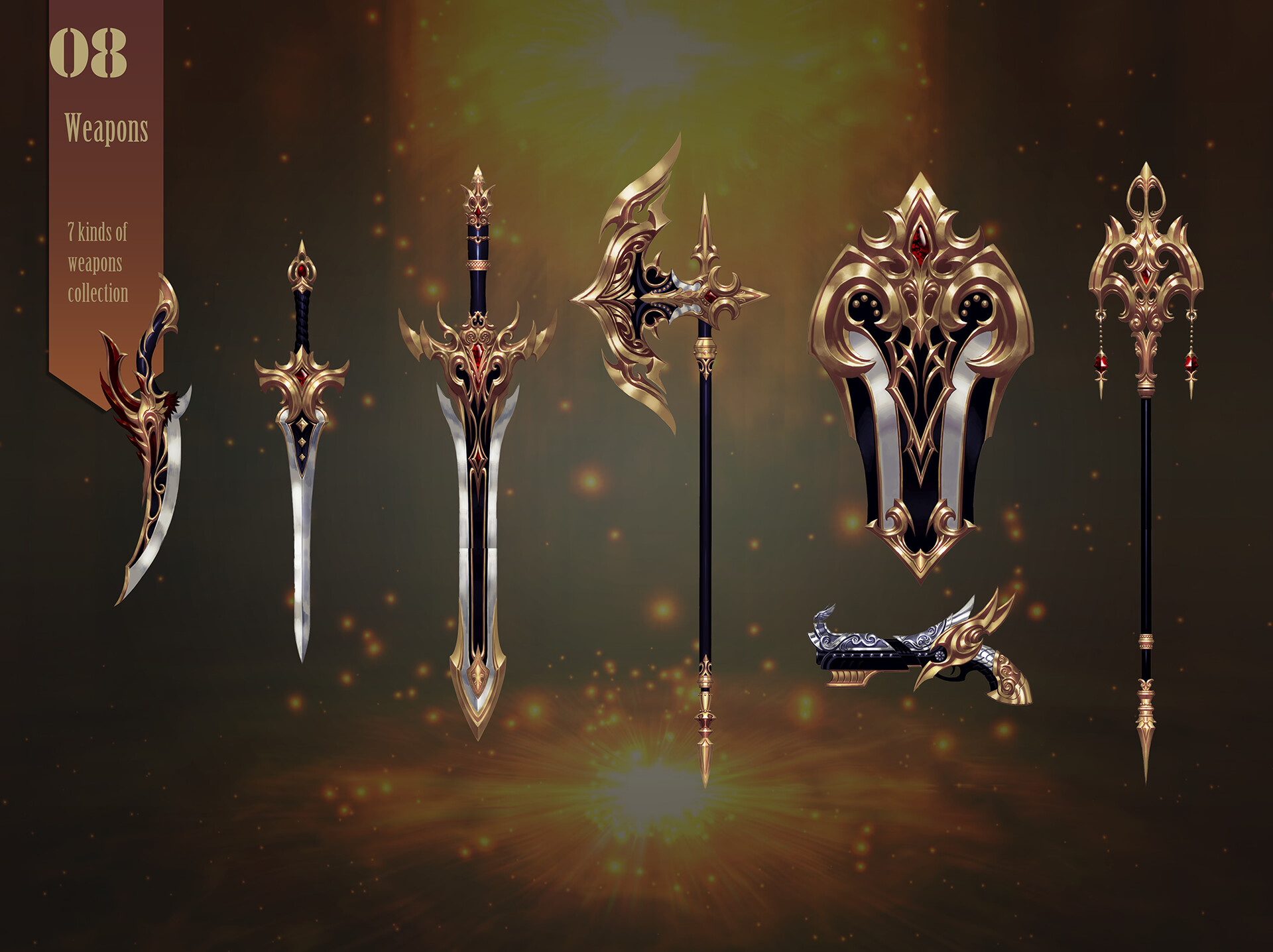 ArtStation - RPG_Game_Weapon