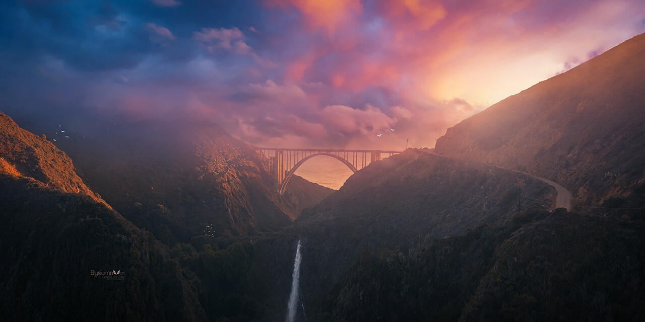 ArtStation - Falling clouds