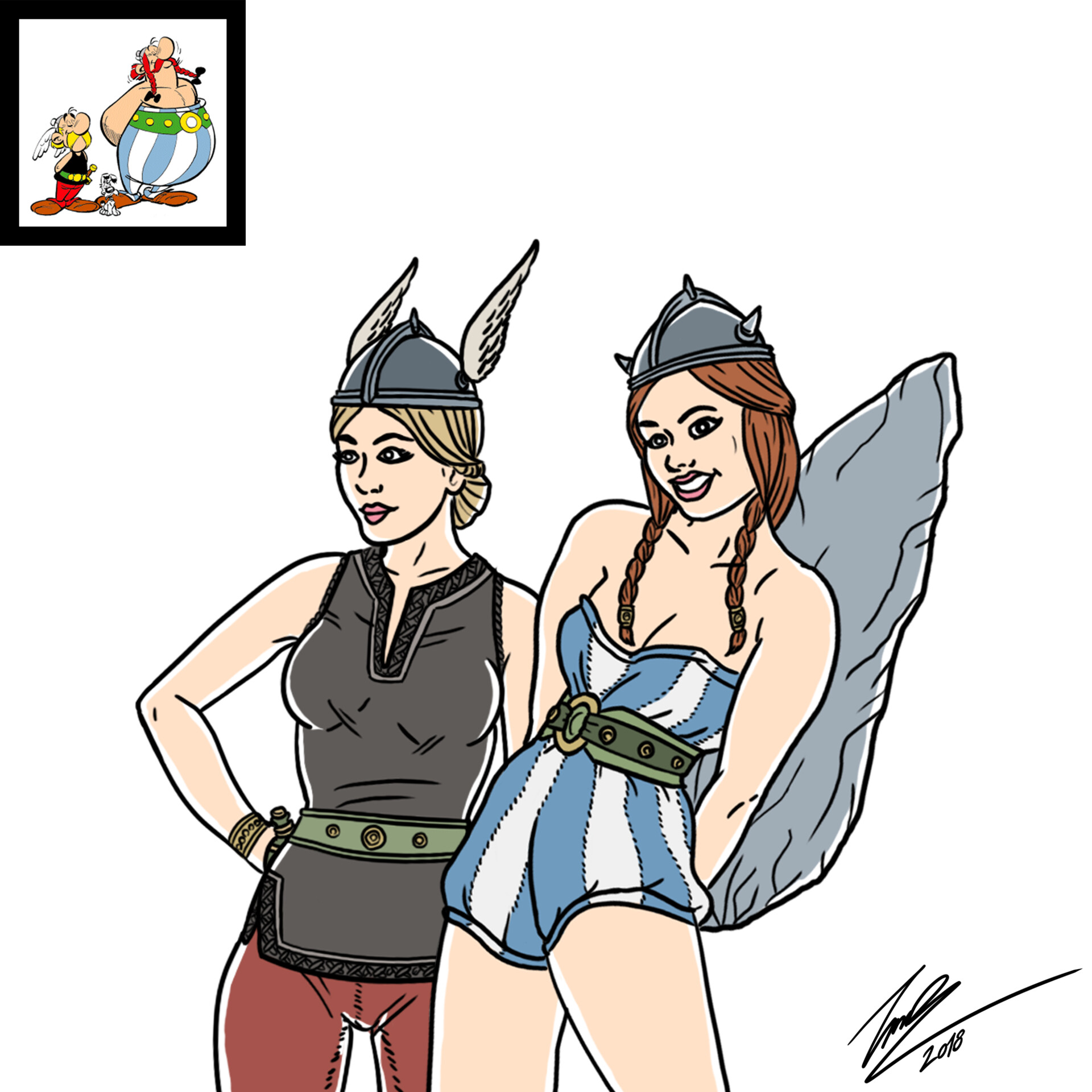 ArtStation - Asterix & Obelix (Regender)