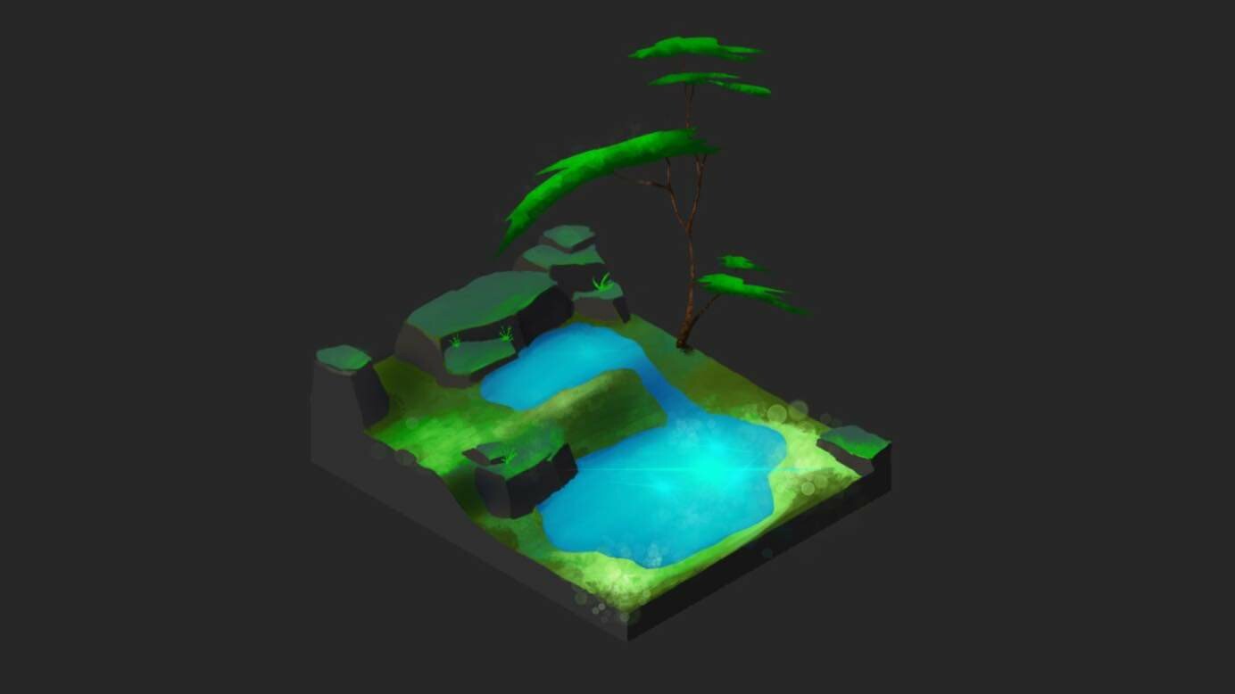 ArtStation - Magic pond