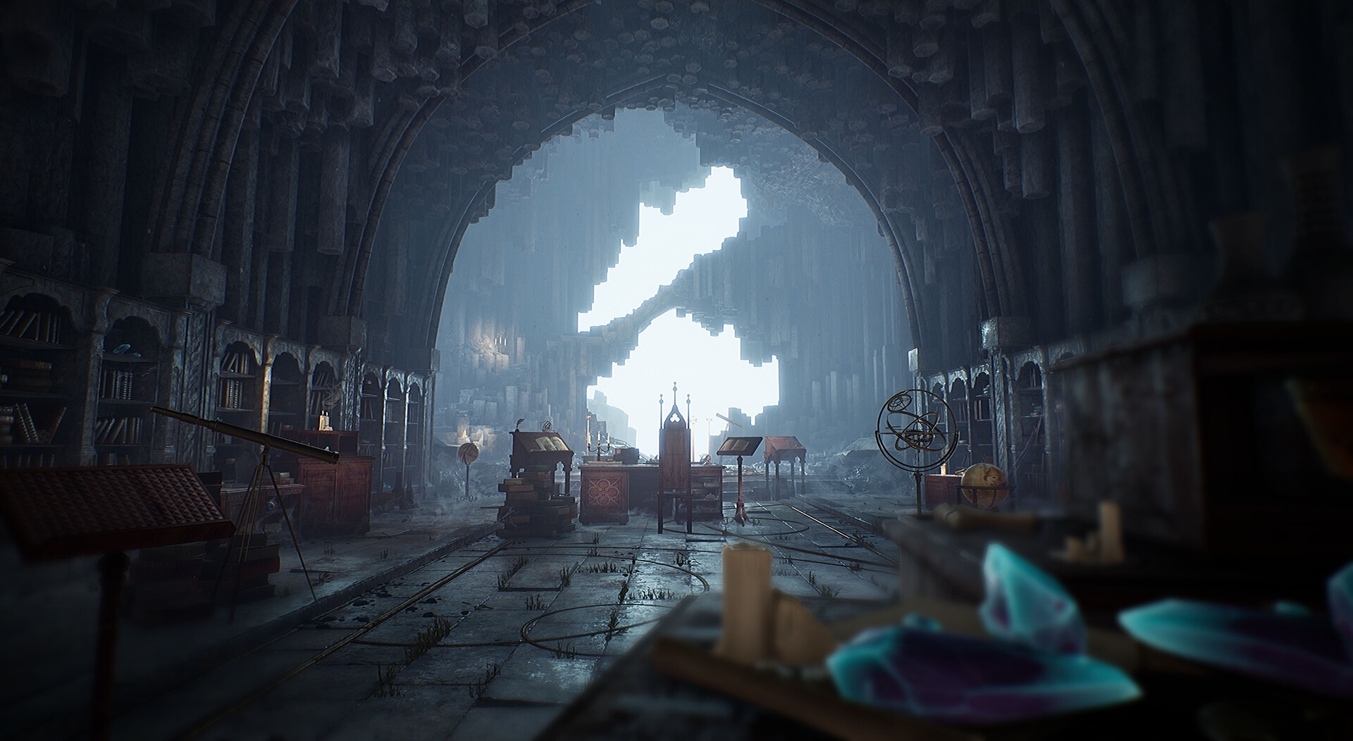 ArtStation - Merlin's Cave - King Arthur Artstation Challenge Submission