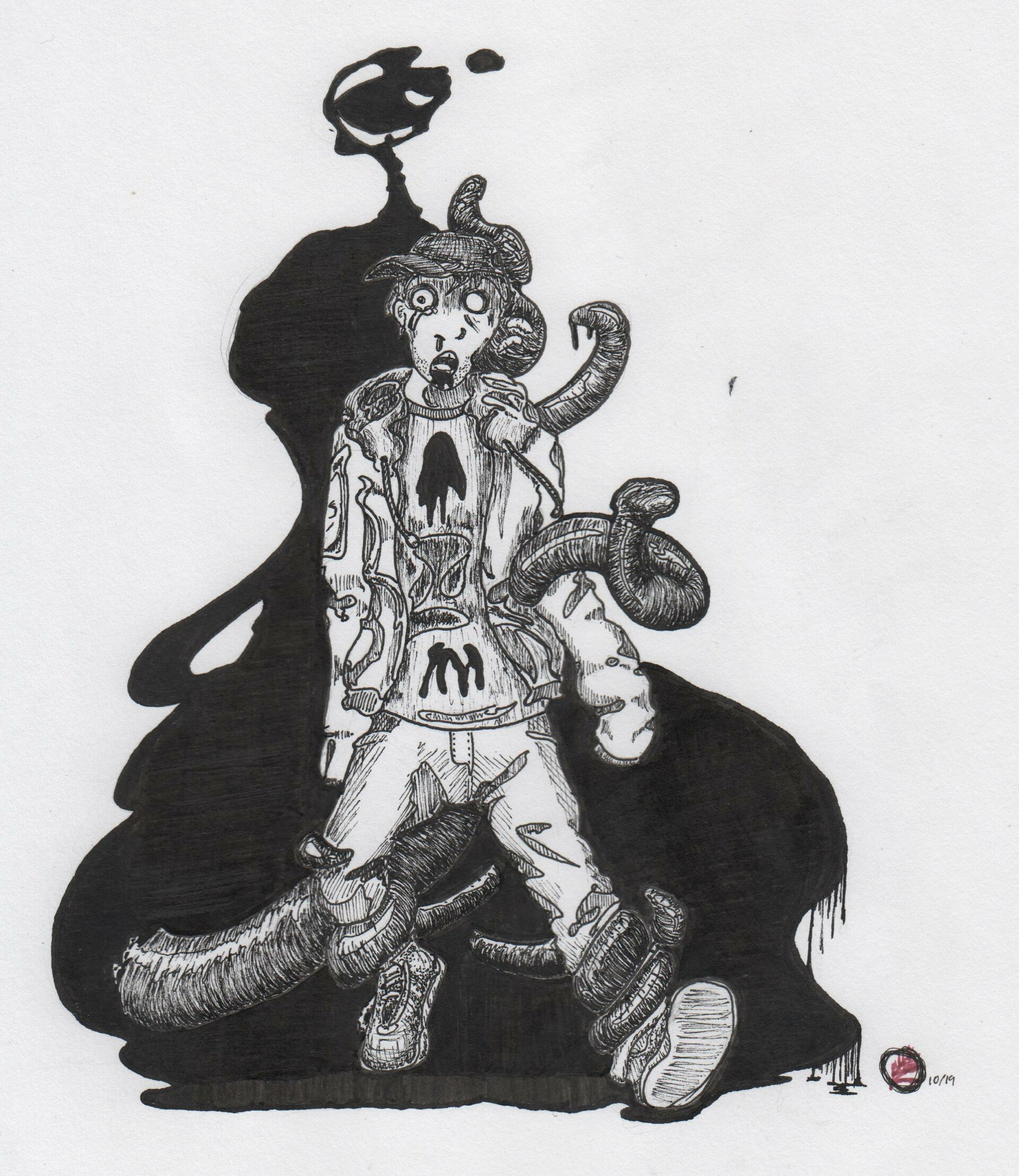 ArtStation - Inktober Day 2 - Mindless