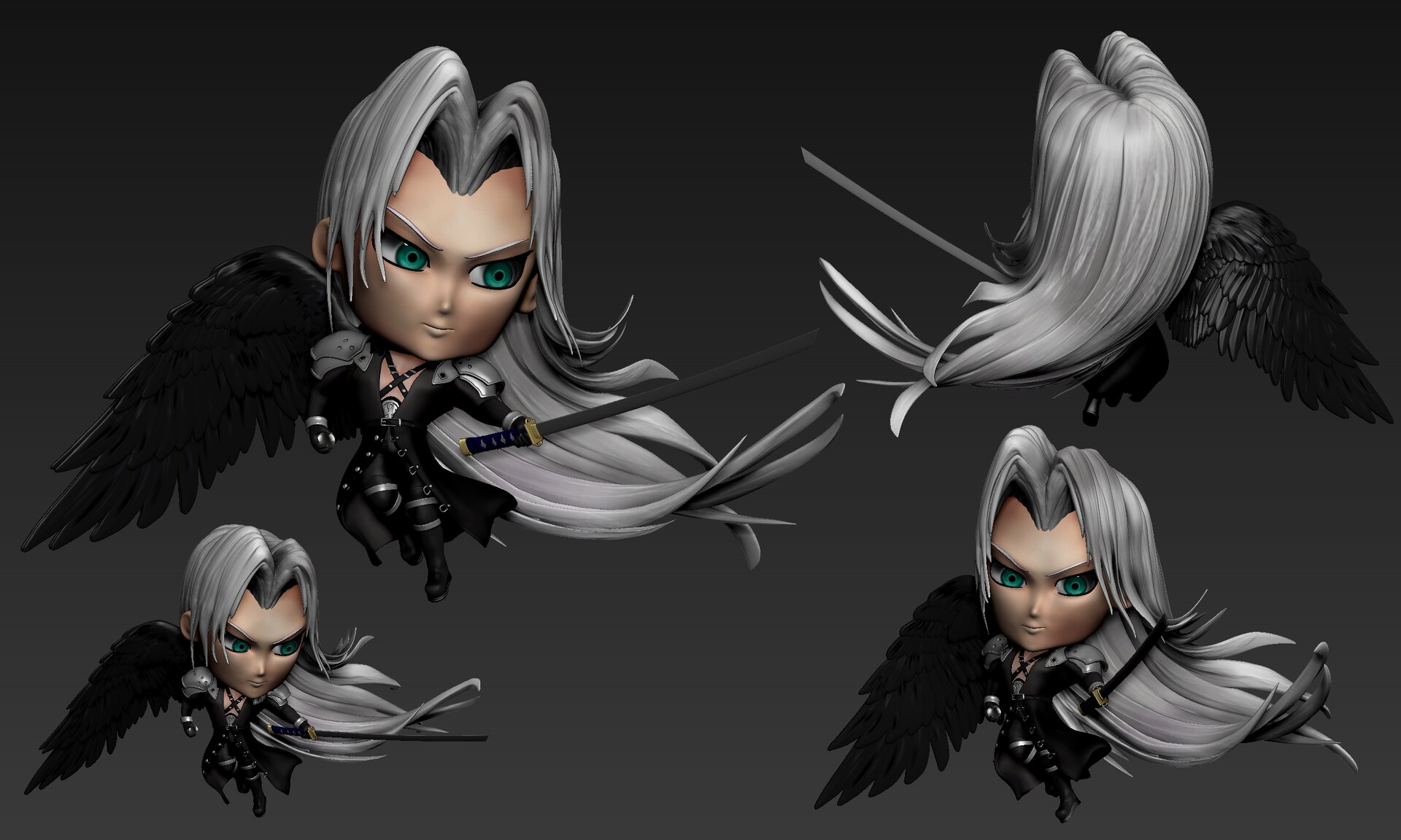Final Fantasy Sephiroth Chibi