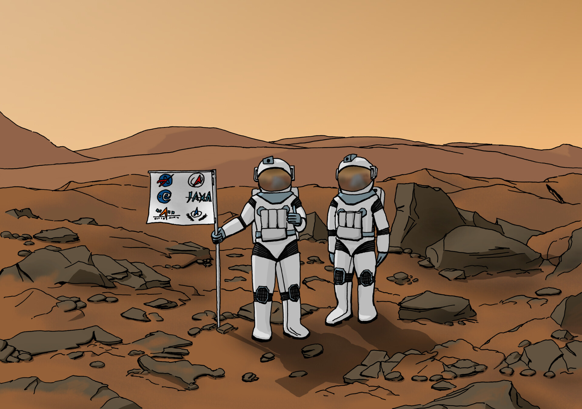 ArtStation - Premiers martiens