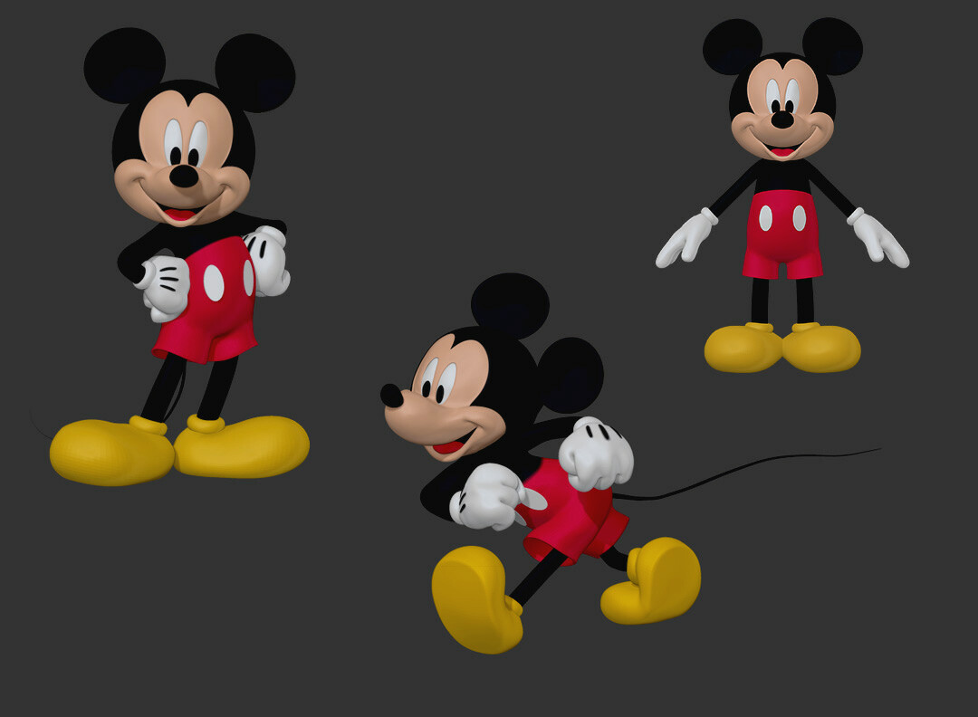 Mike O'Brien - Mickey Mouse - Concept Model