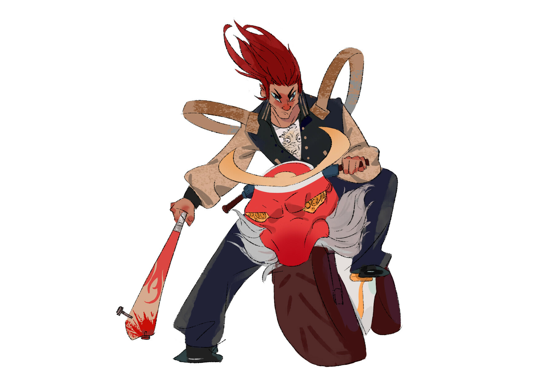 ArtStation - Ruffian and Motorcycle（4）