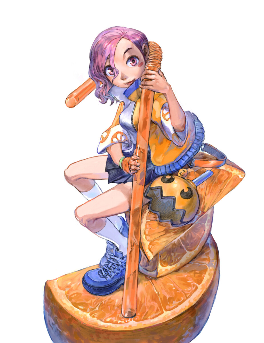 ArtStation - ORANGE girl