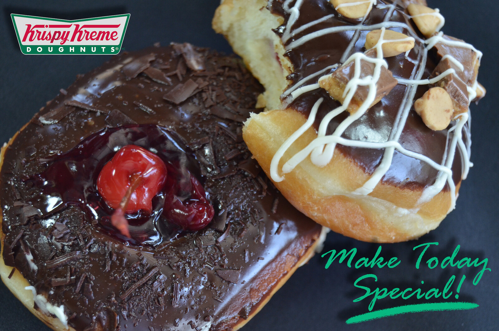 Quarter Green - Sample Ad Design: Krispy Kreme