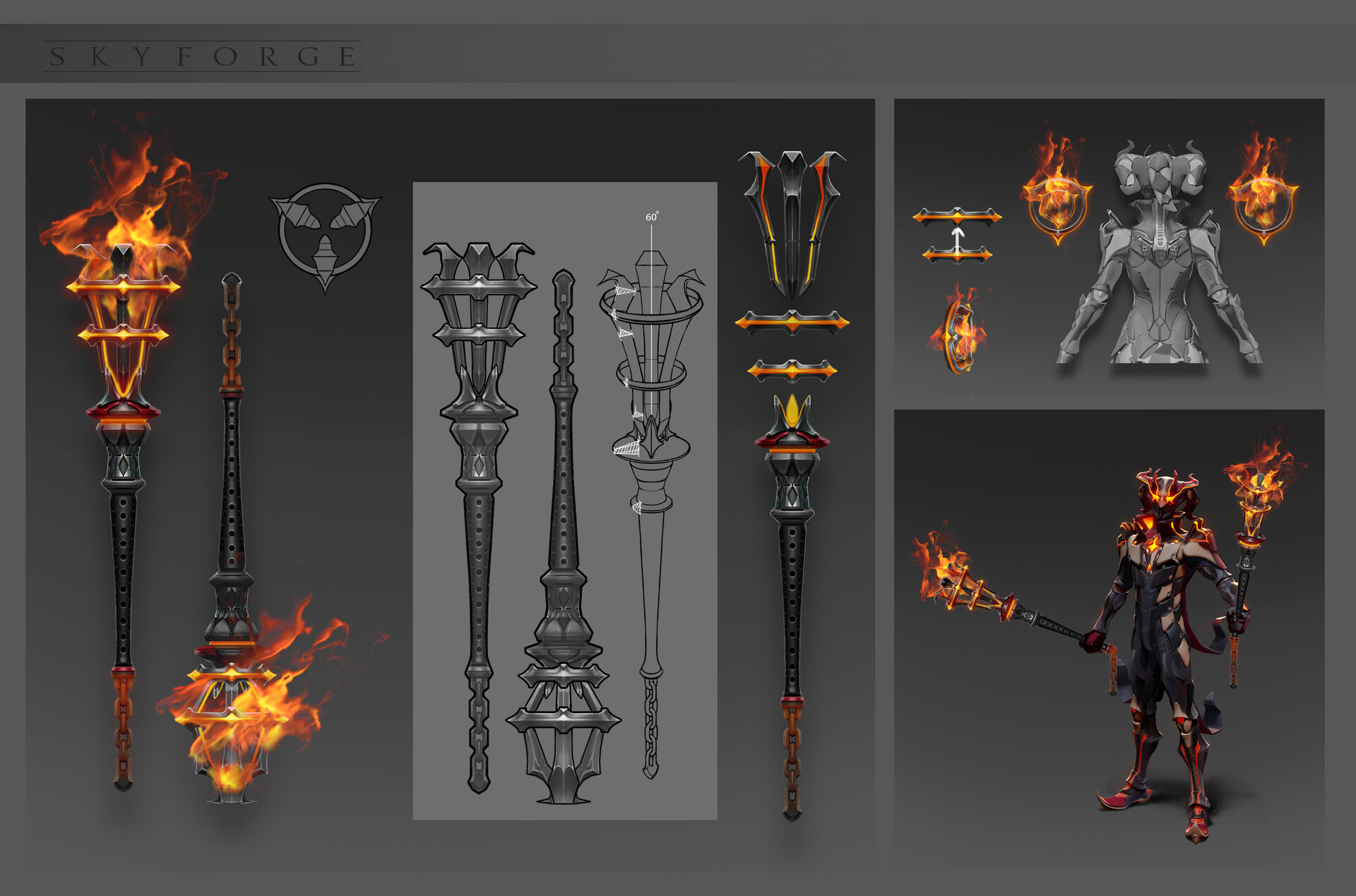 ArtStation - Pyromant weapon