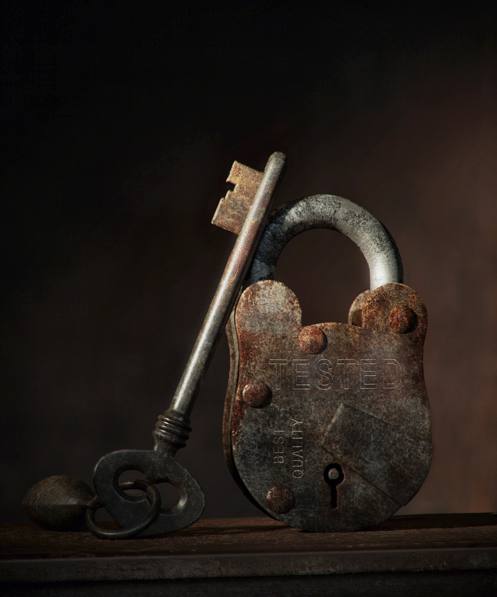 ArtStation - Rusty Lock