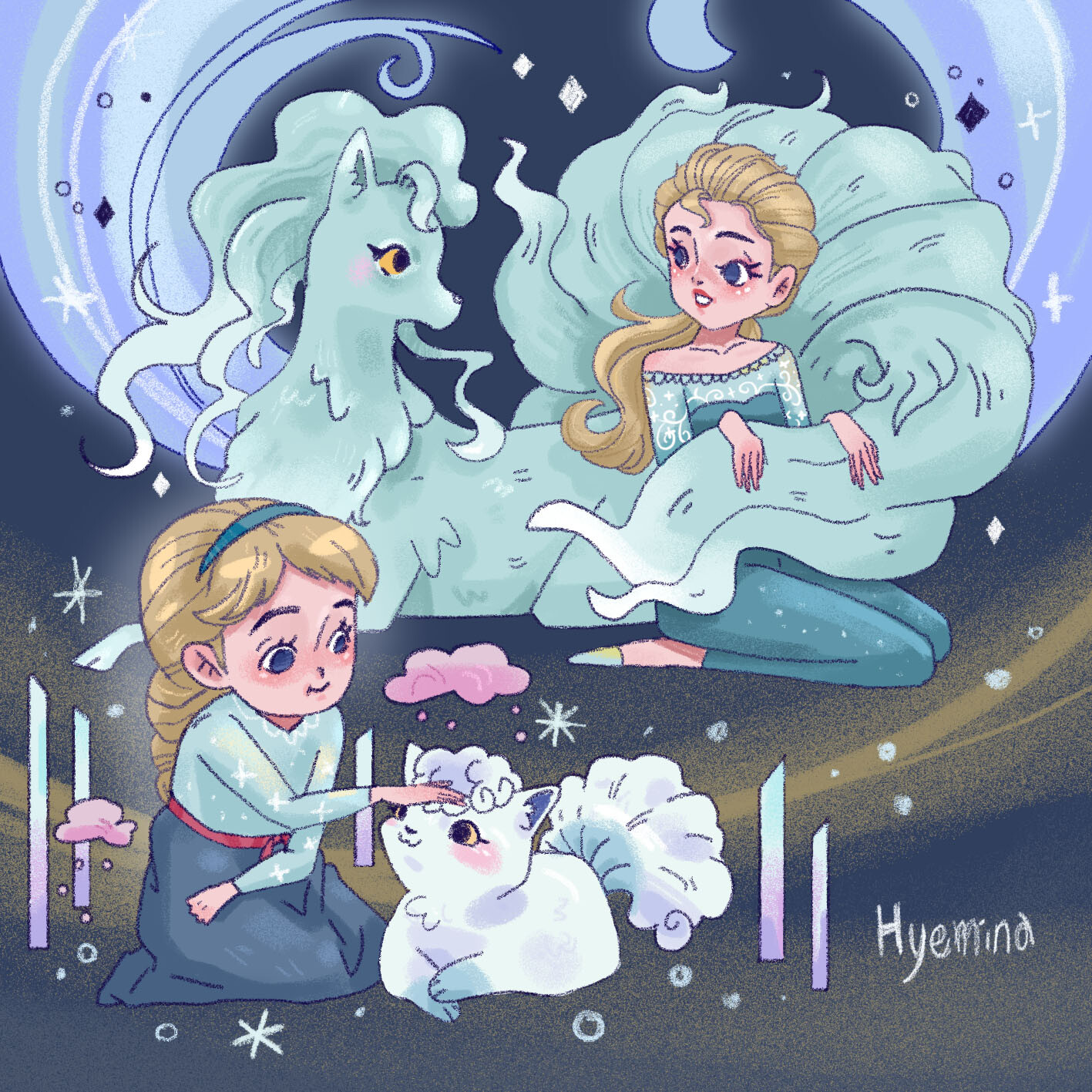 Elsa's Pokemon by Hyemin Yoo : r/ImaginaryKanto