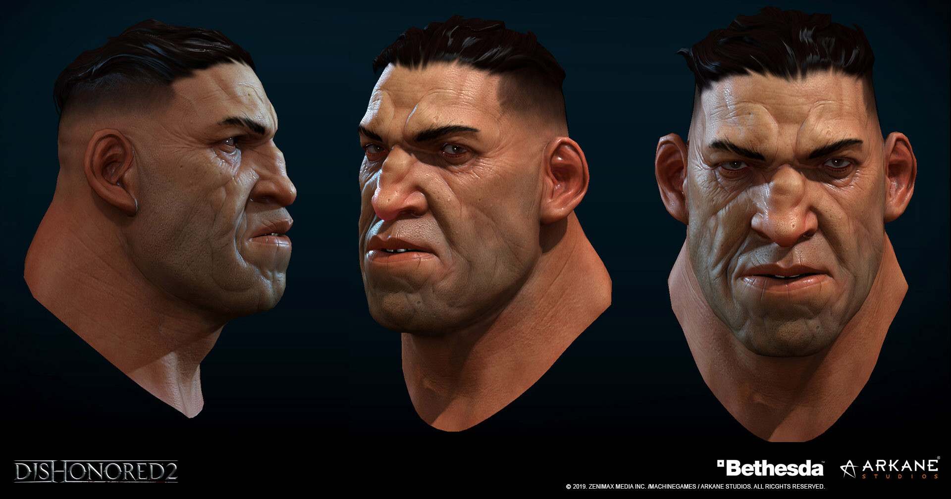 Arkane Lyon - Dishonored 2 Characters Art