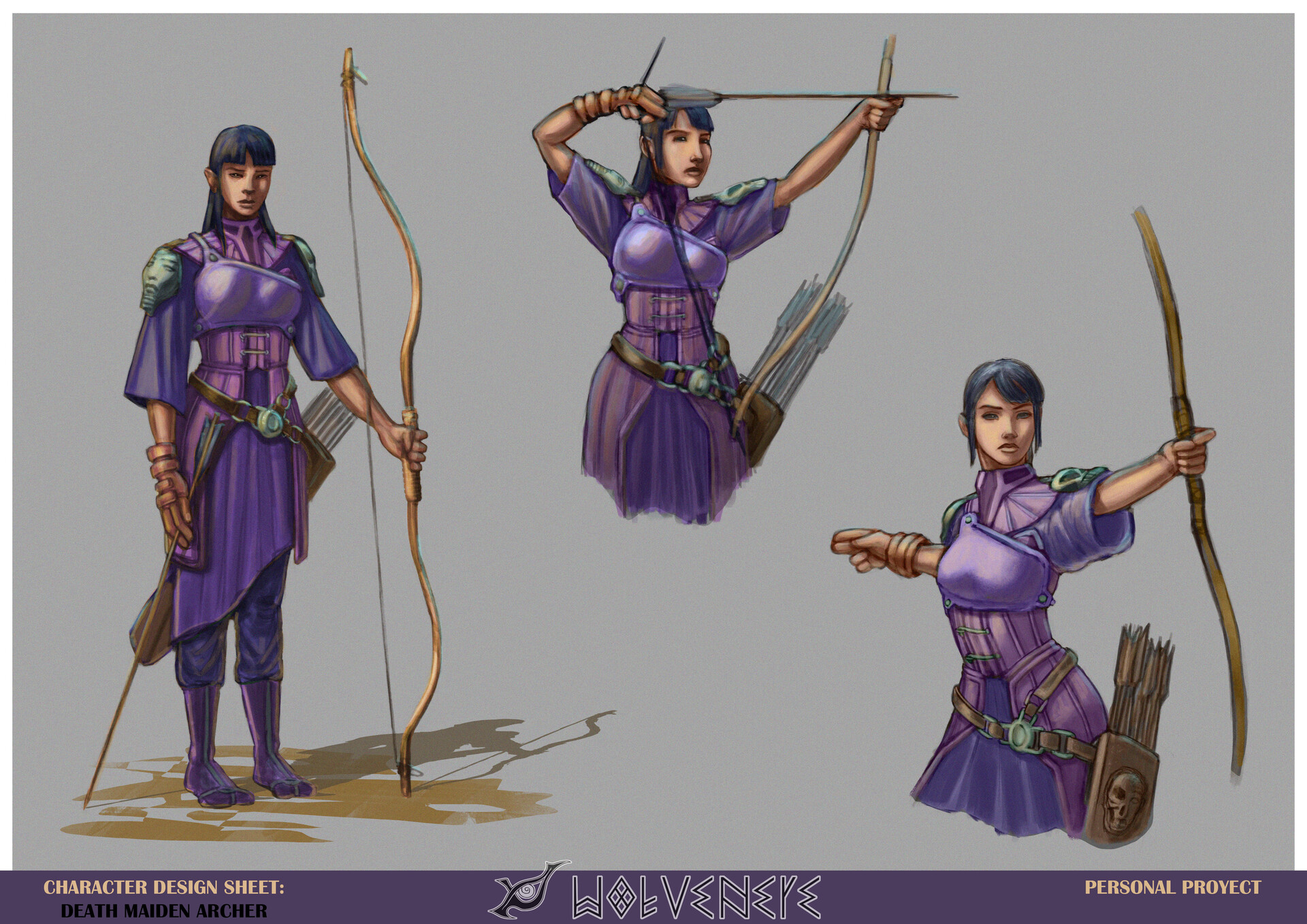 ArtStation - Death maiden archer