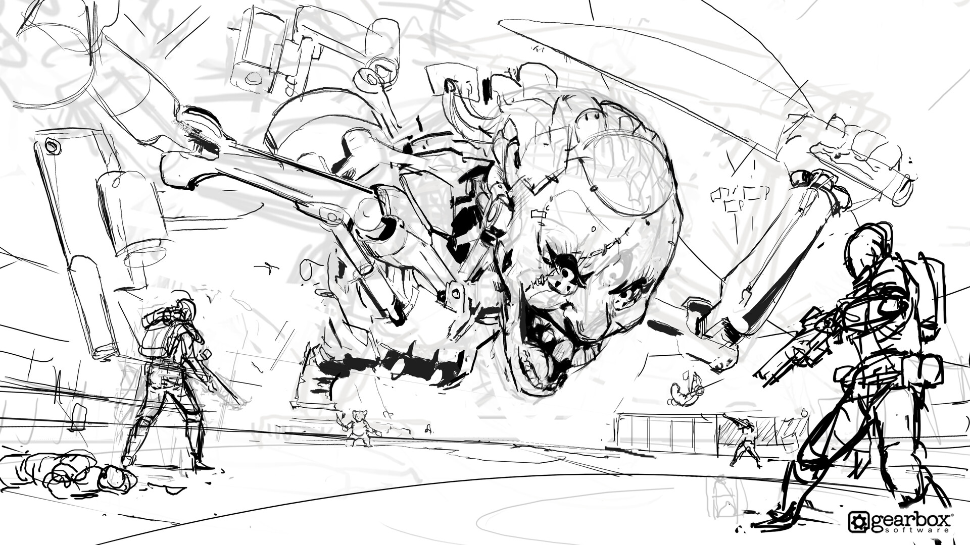 ArtStation - sketch agonizer 9000 BL3