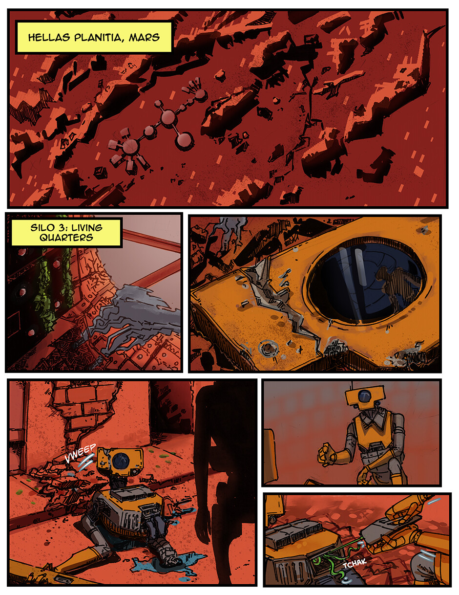 ArtStation - Life on Mars (Short Comic)