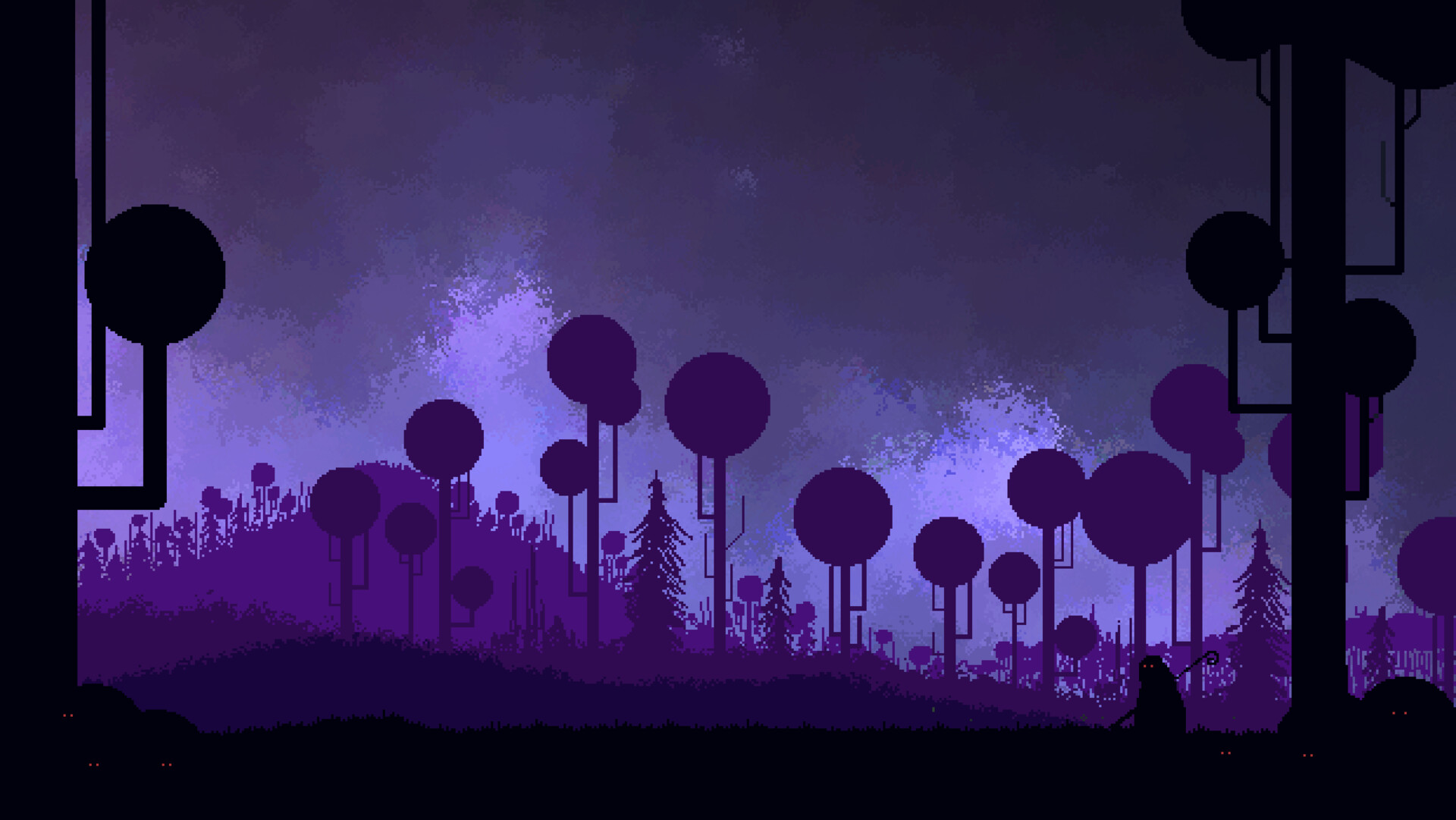 ArtStation - Deep Purple Forest