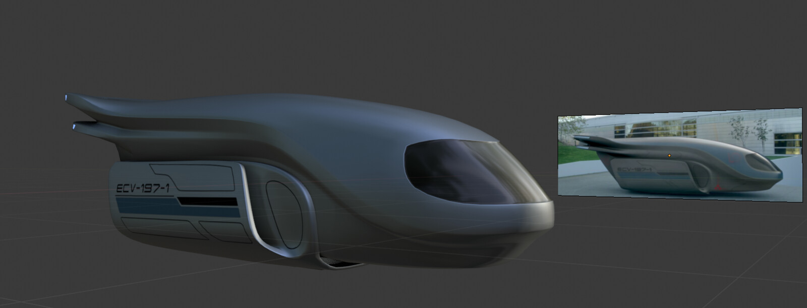 Daniel Korican Portfolio - The Orville Shuttle WIP