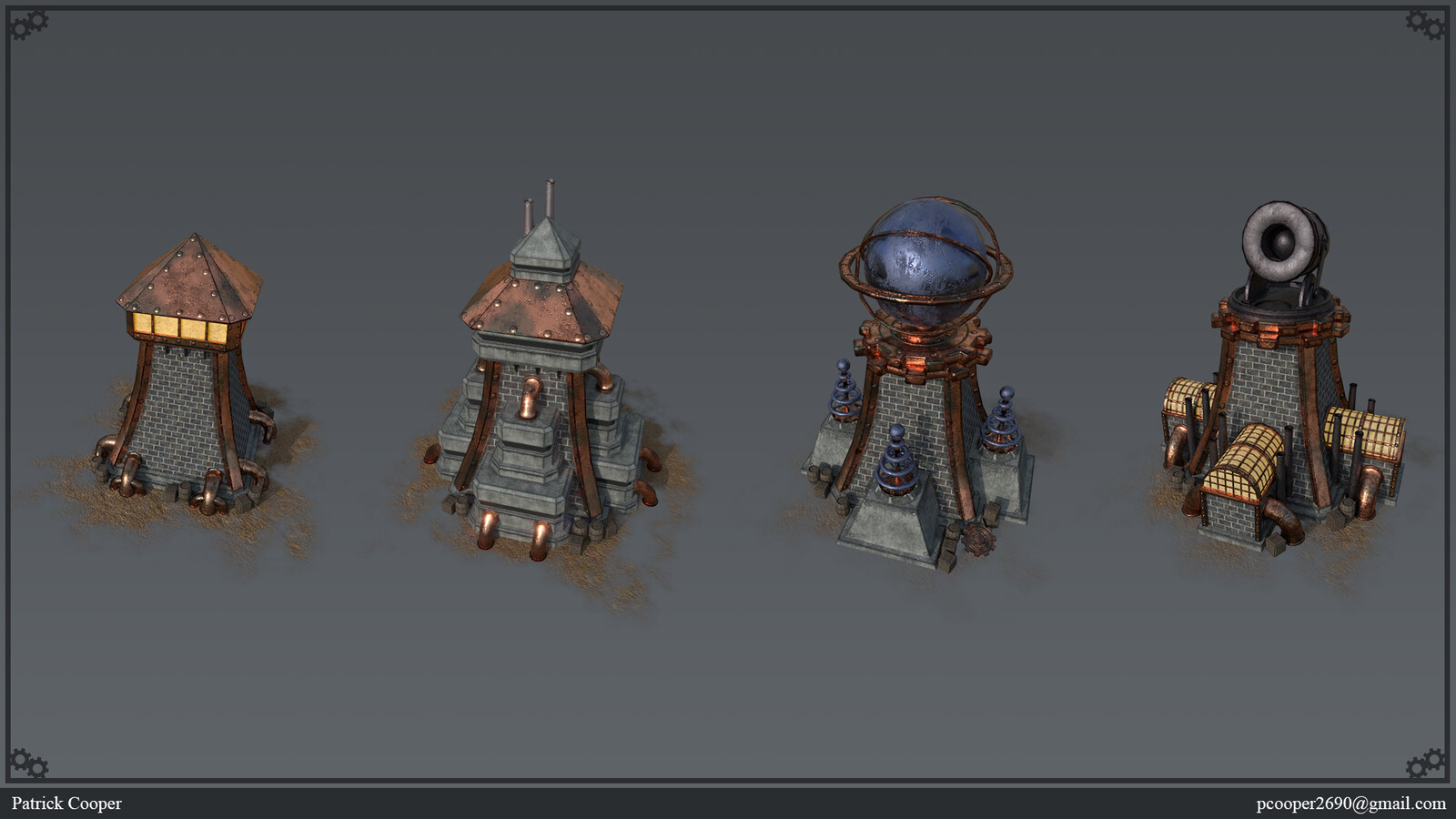 Patrick Cooper - Isometric Steampunk Towers