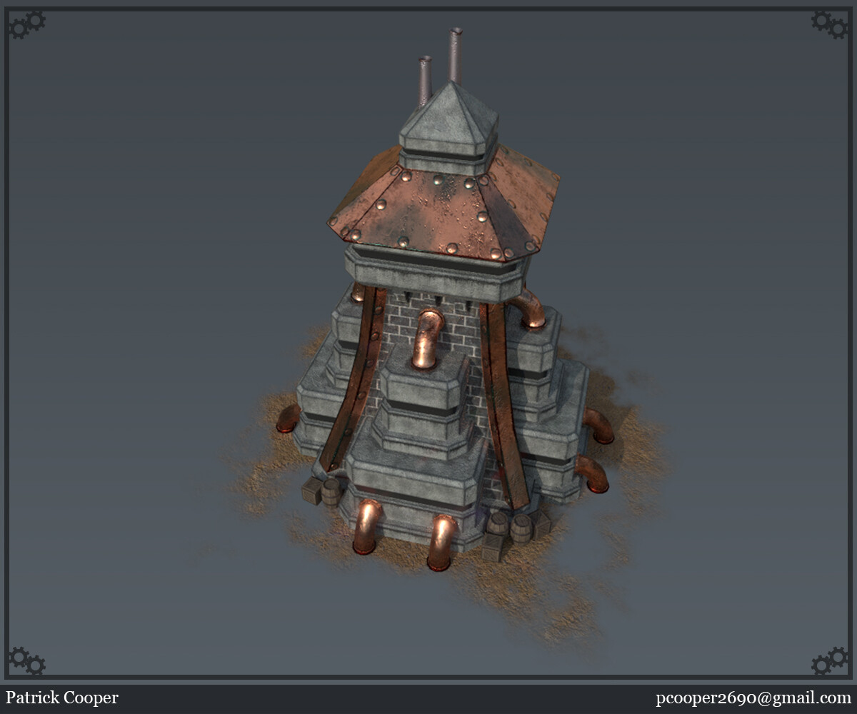 Patrick Cooper - Isometric Steampunk Towers