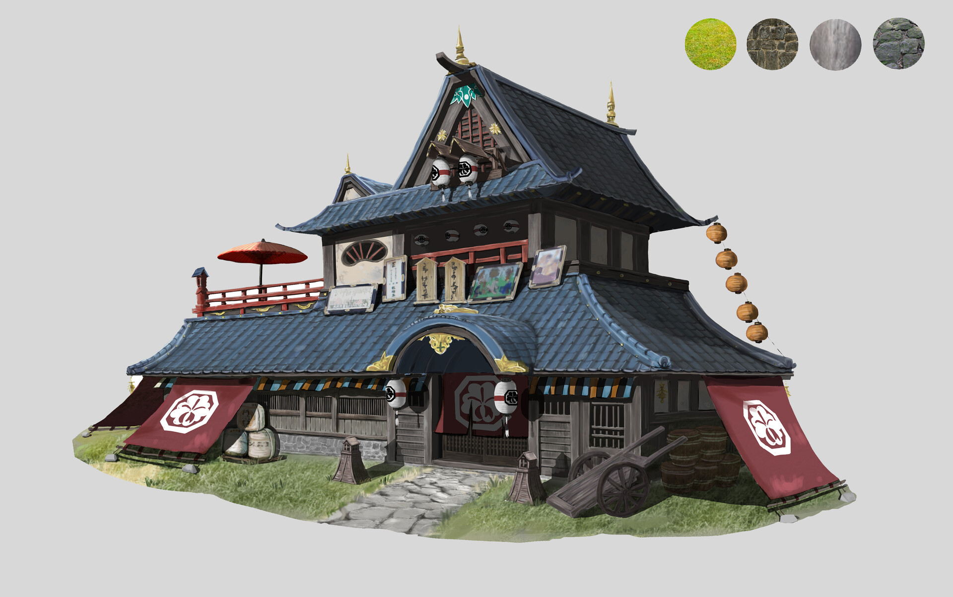 ArtStation - Japanese architecture