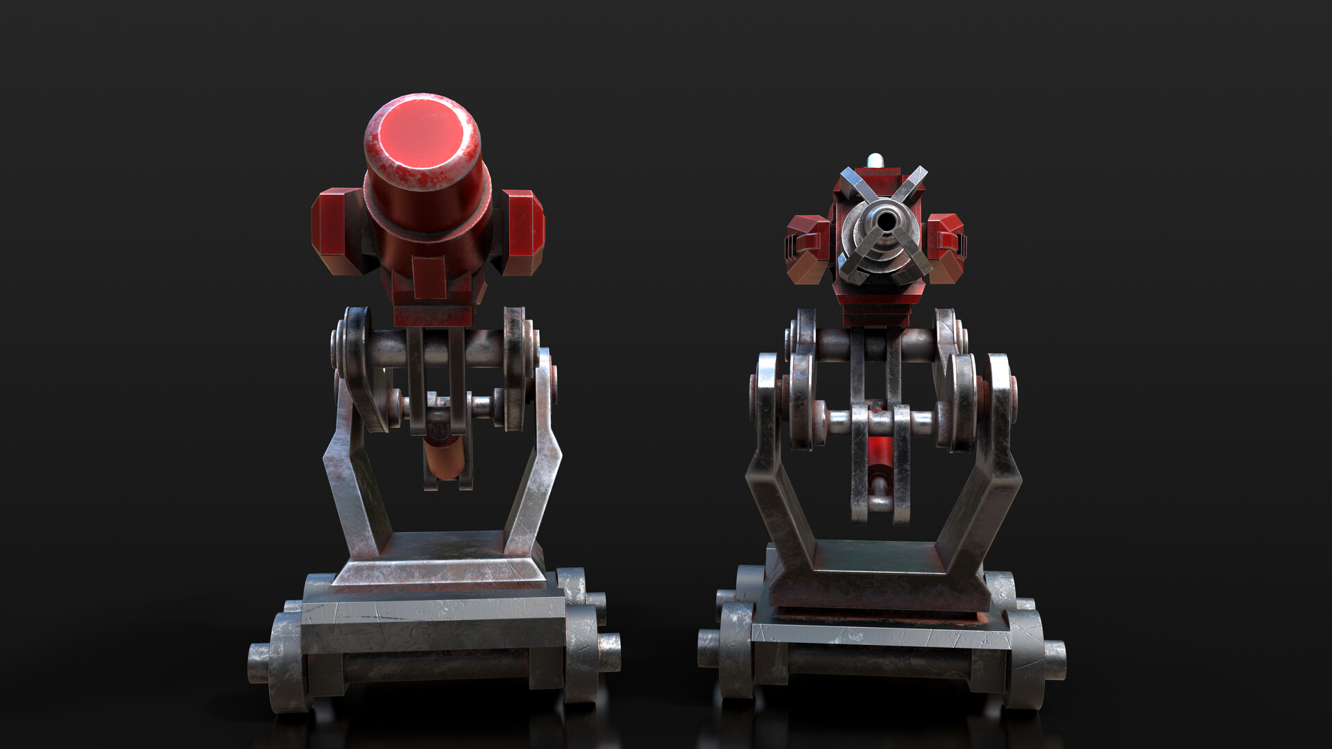 ArtStation - Flame Thrower Turret