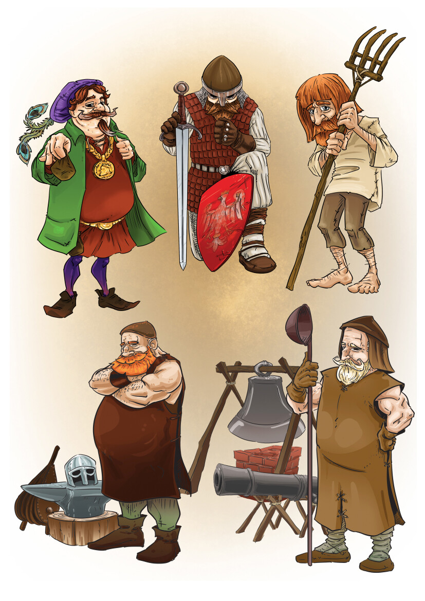 Piotr Kotecki - Stronghold & townspeople