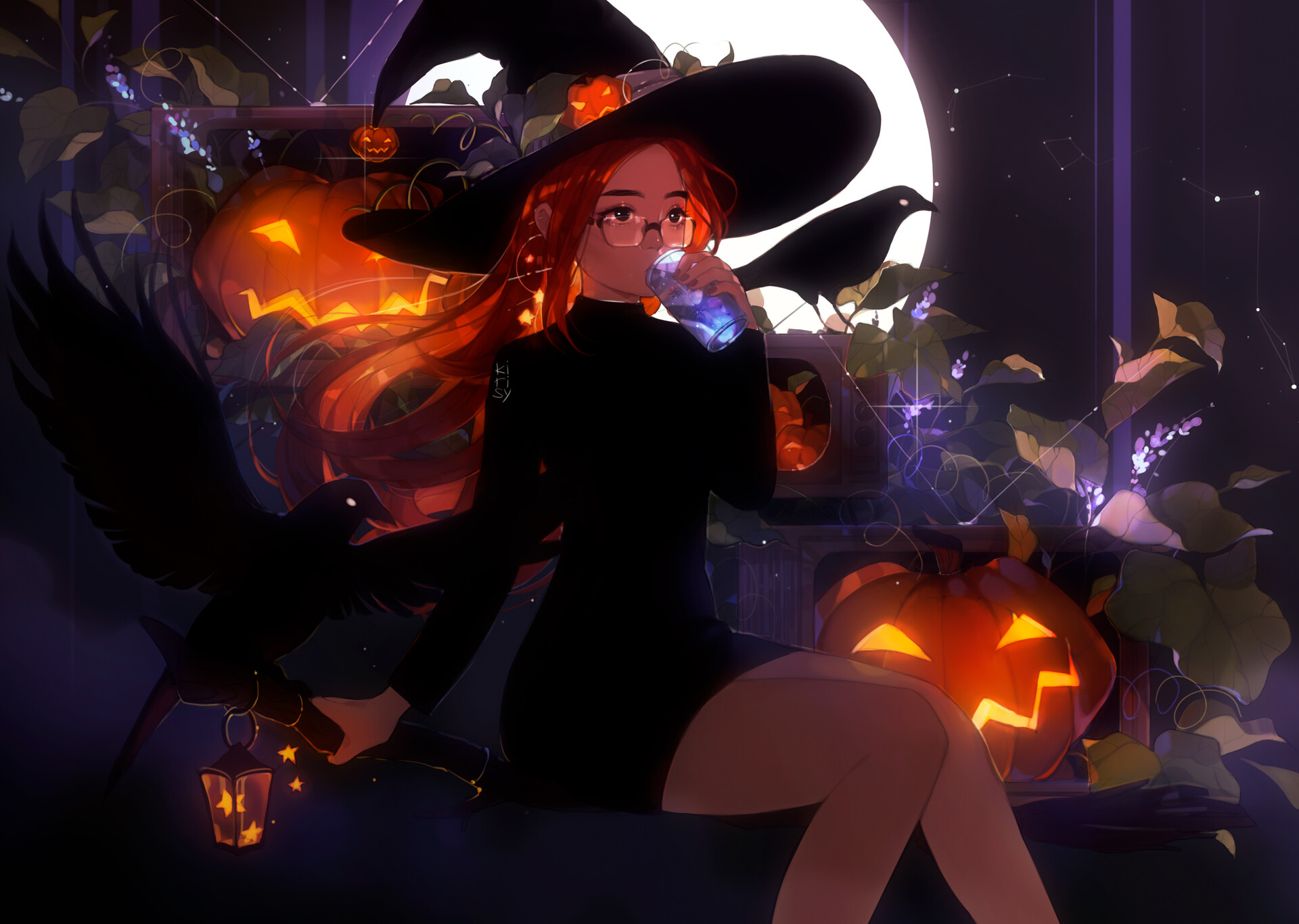 ArtStation - Halloween Witch [original illustration]