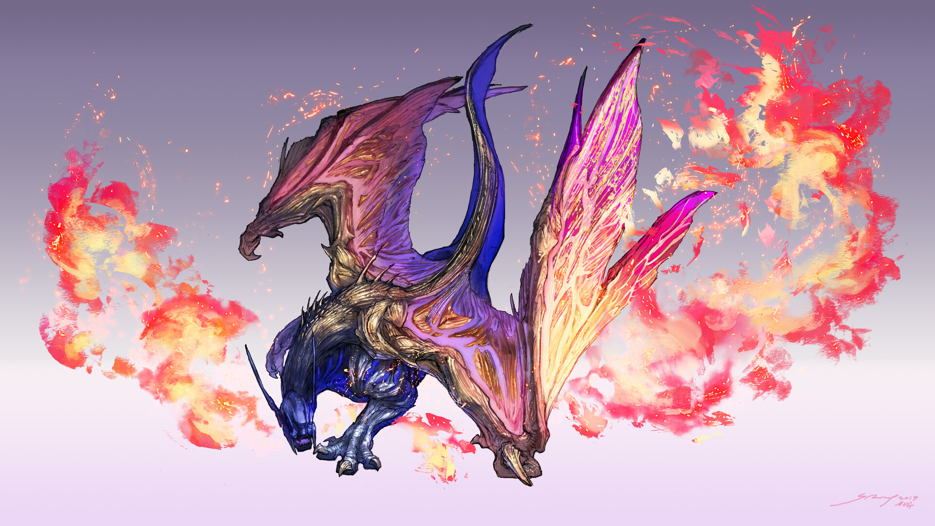 ArtStation - Kyx-2 Dragon : Design Commission