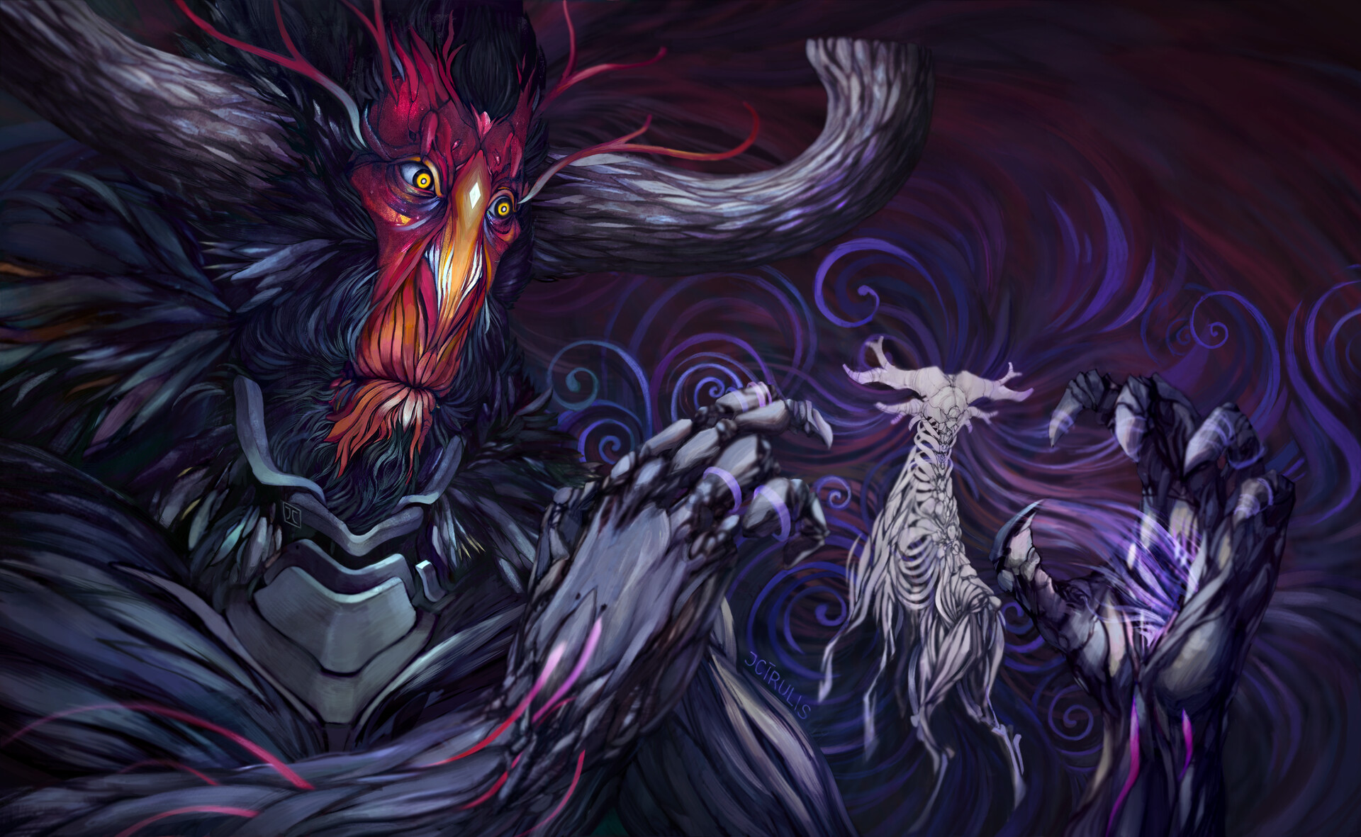 Mogis God of Slaughter by Peter Mohrbacher : ImaginaryImmortals