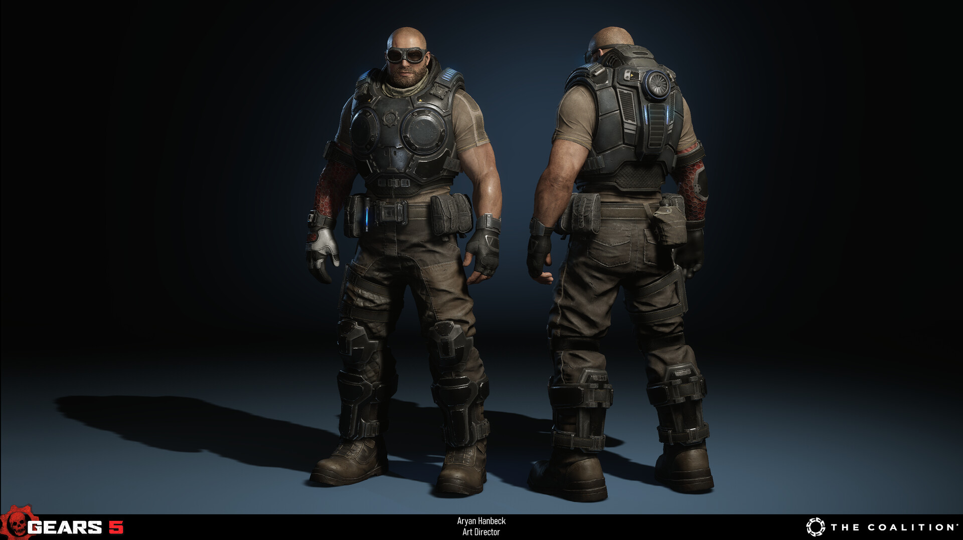 Aryan Hanbeck - Gears 5 JD Character