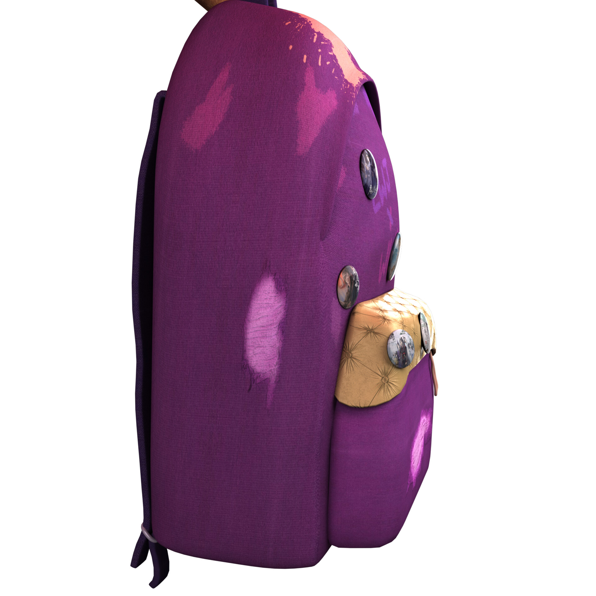 ArtStation - Textured backpack