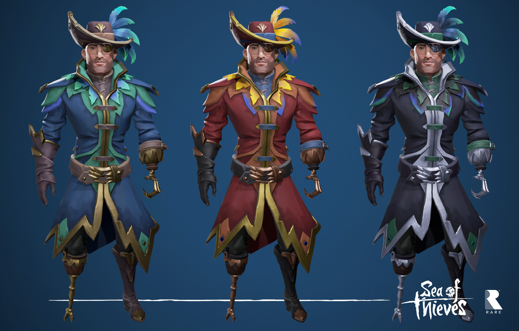 Joshimon - Sea of Thieves - Legendary sets and colour variations