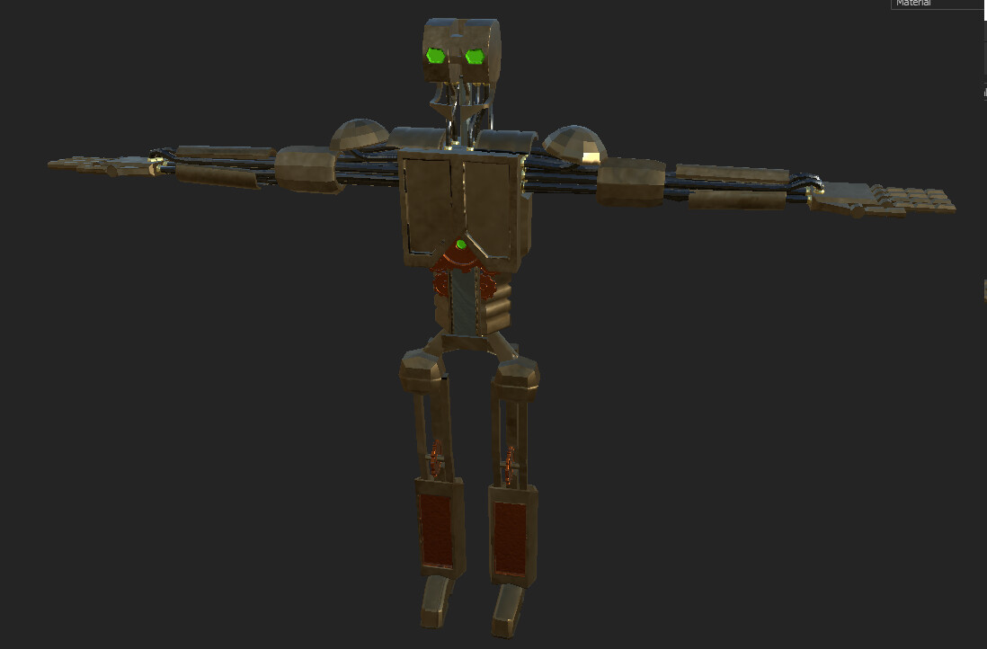 ArtStation - Brass Robot