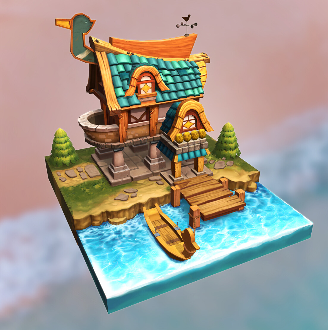 ArtStation - Duck House