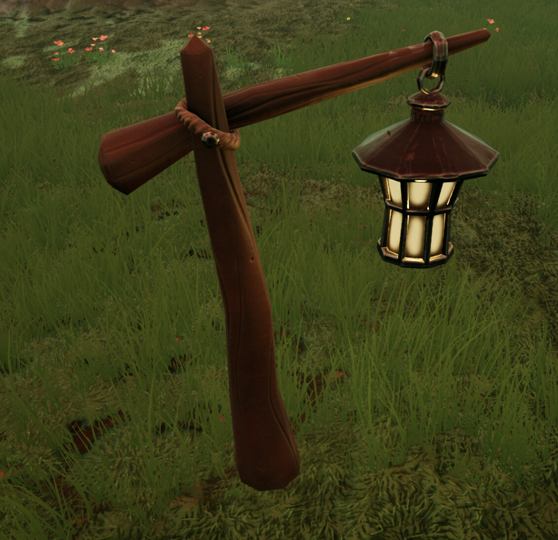 ArtStation - Stylized Lantern Post