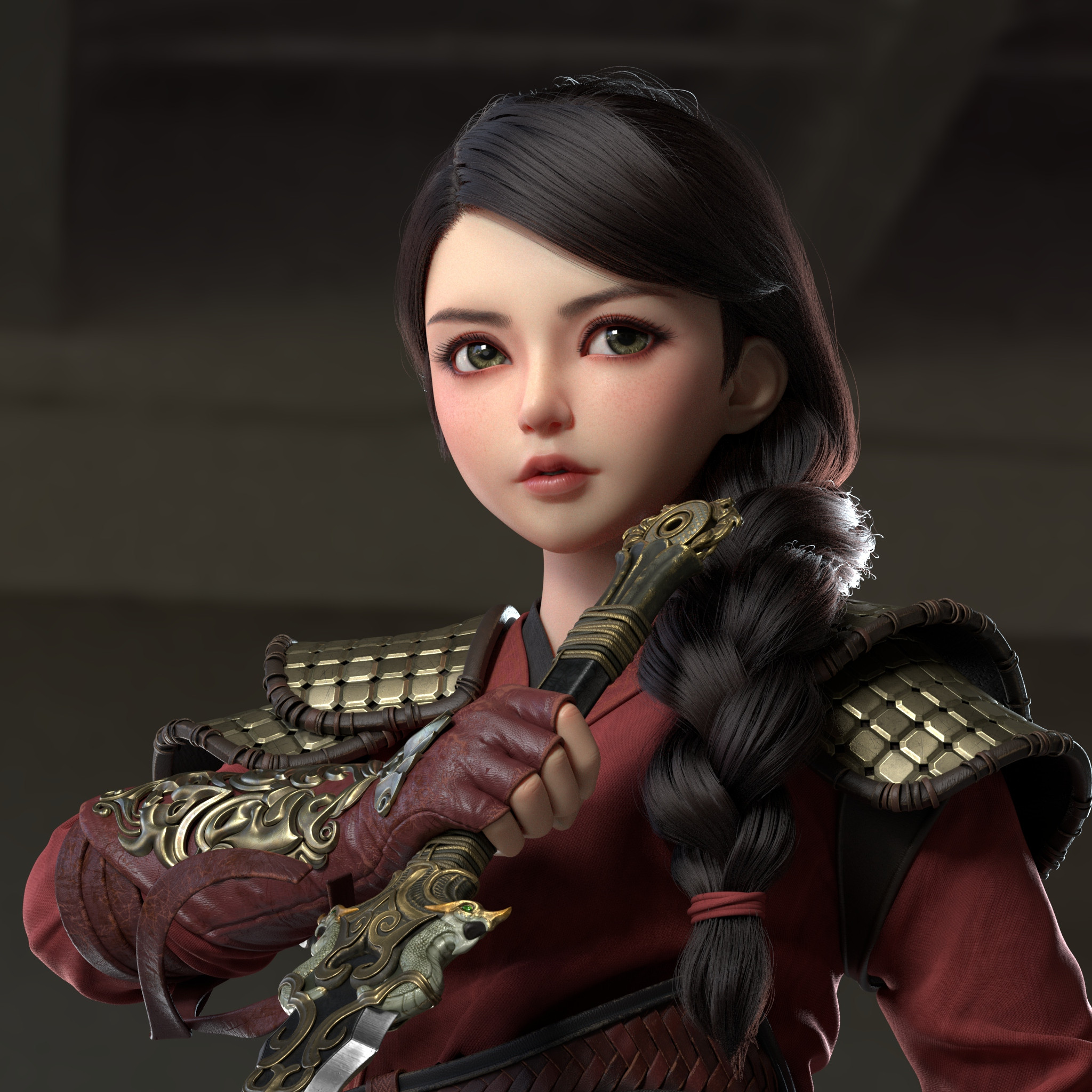 huifeng huang - Hua Mu-lan 花木兰-卡通版