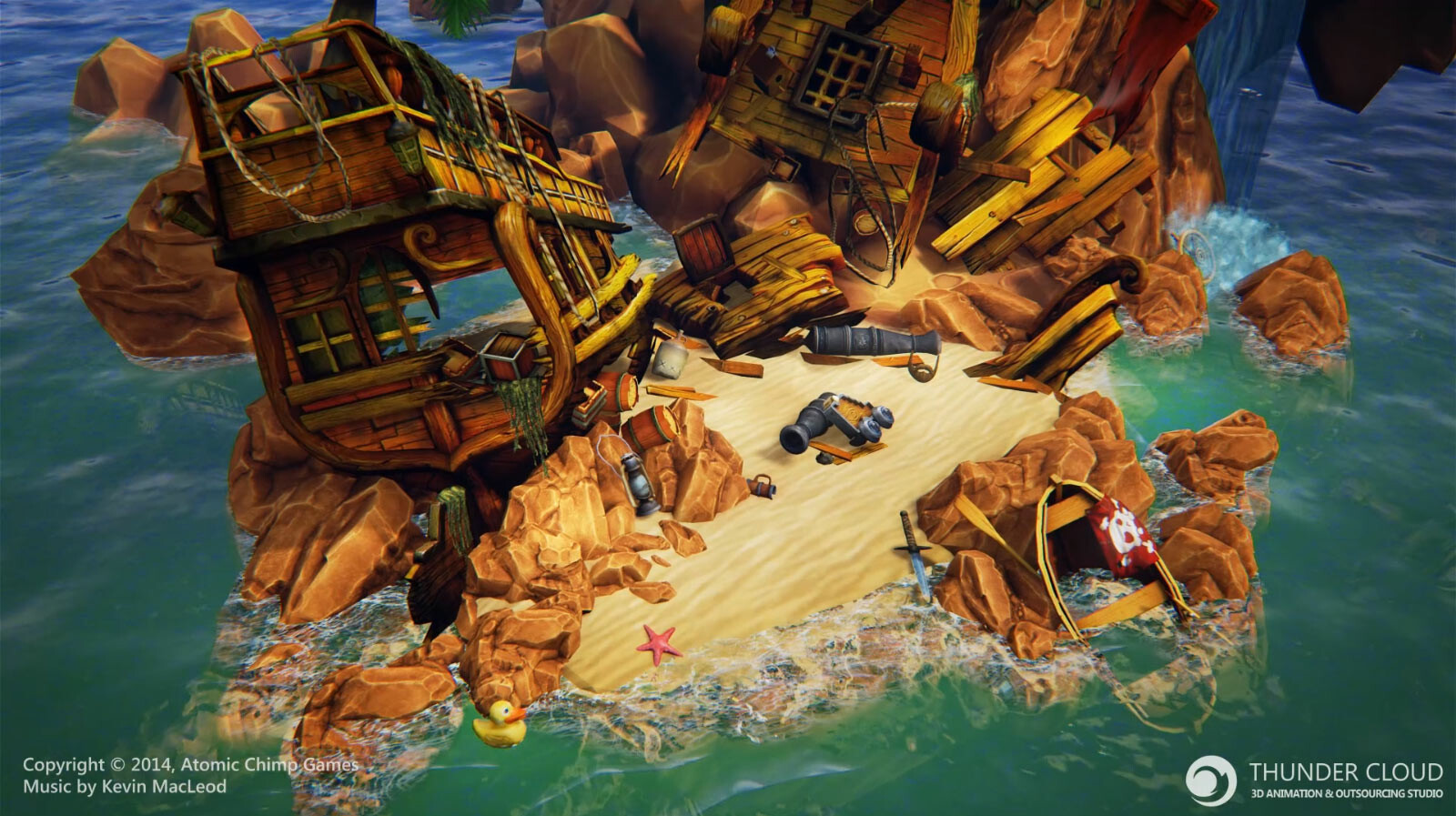 Thunder Cloud Studio - 3D Game Art Outsourcing - Pirates Adventure