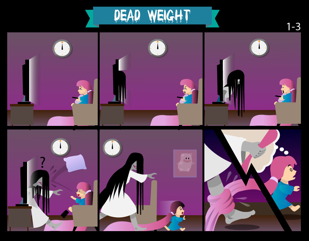 ArtStation - Dead Weight (spooktober comic)